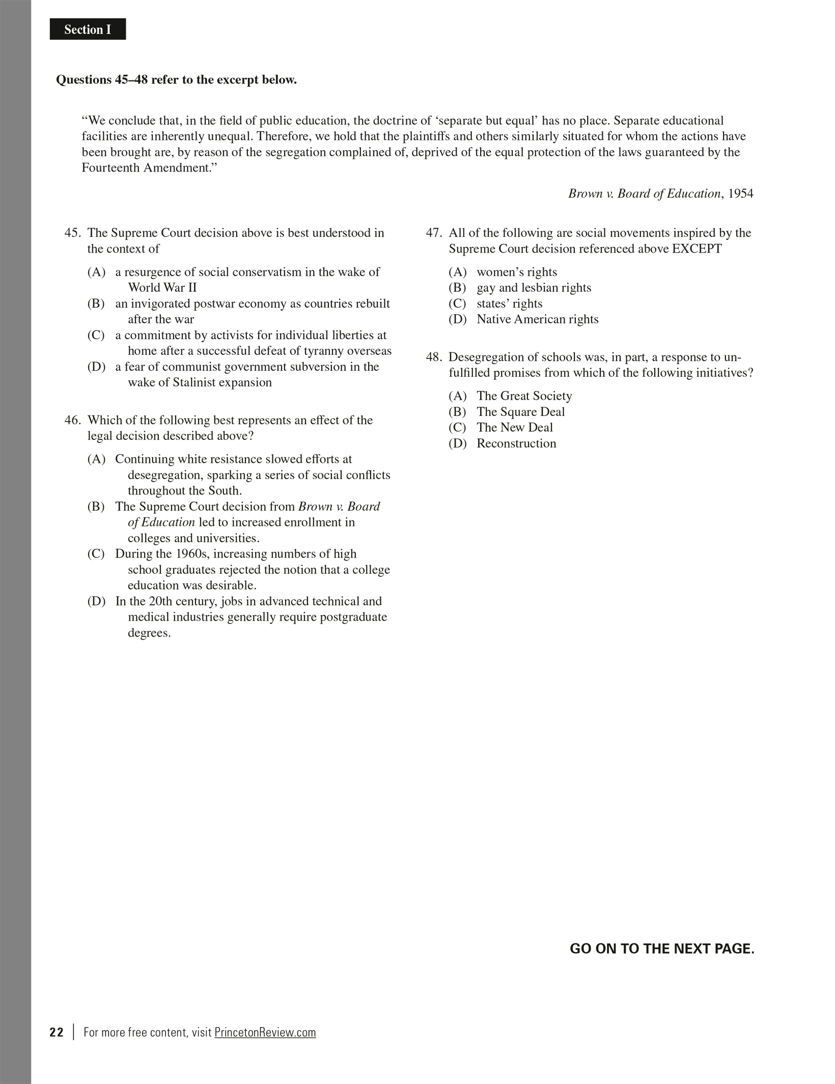 Extended ebook content for Princeton Review AP U.S. History Premium ...