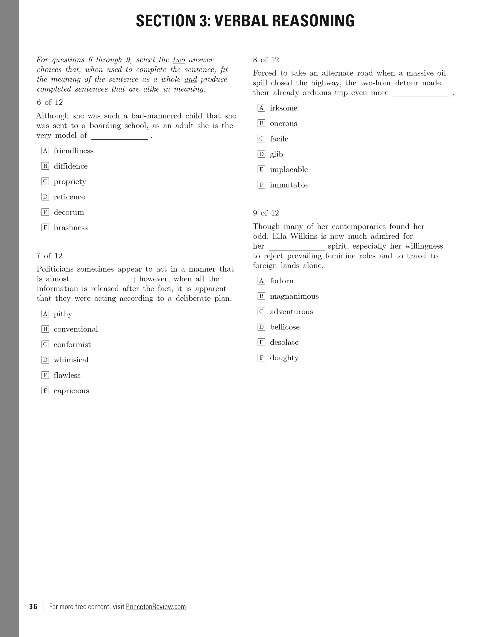 Extended ebook content for Princeton Review GRE Premium Prep, 36th ...