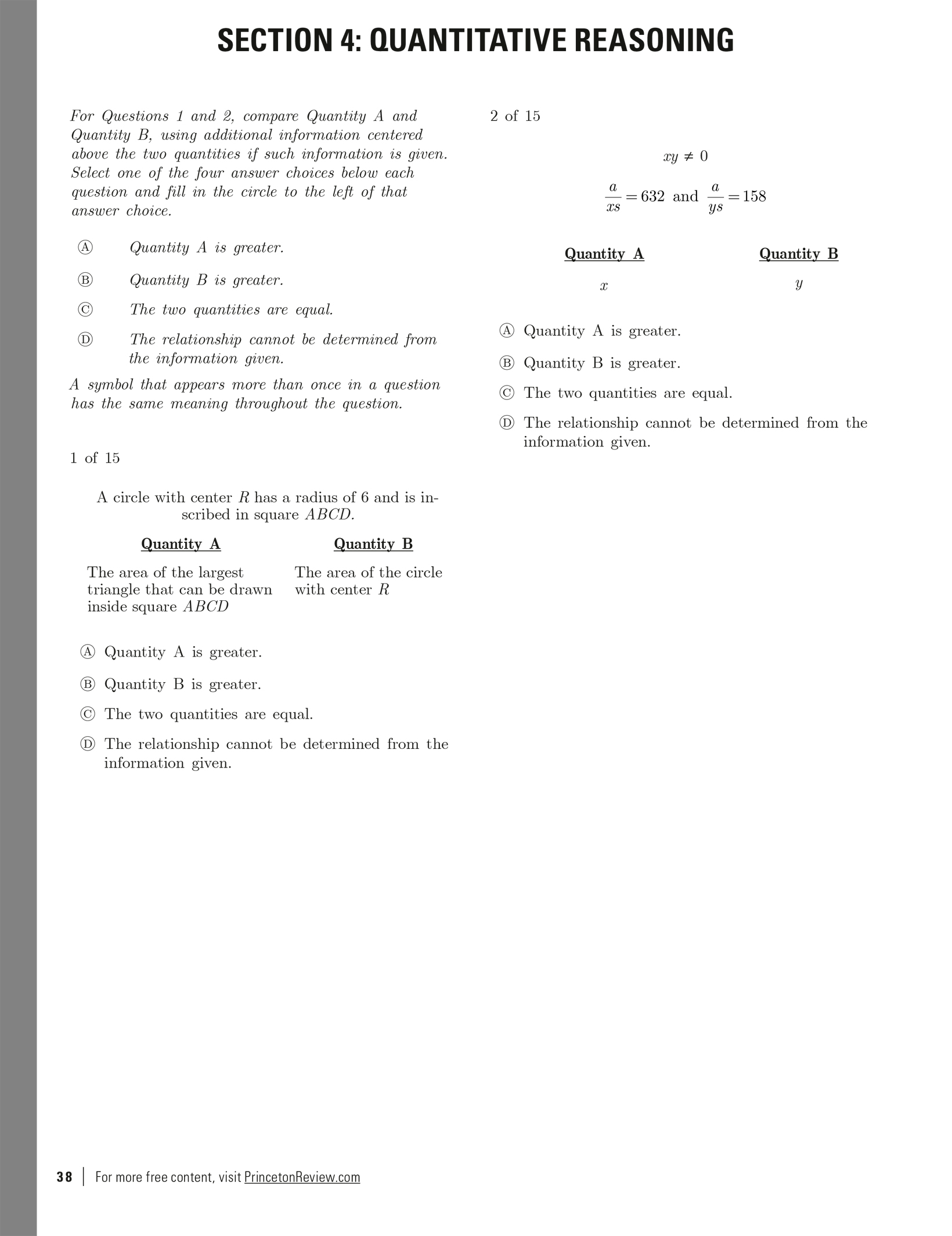 Extended ebook content for Princeton Review GRE Premium Prep, 36th ...