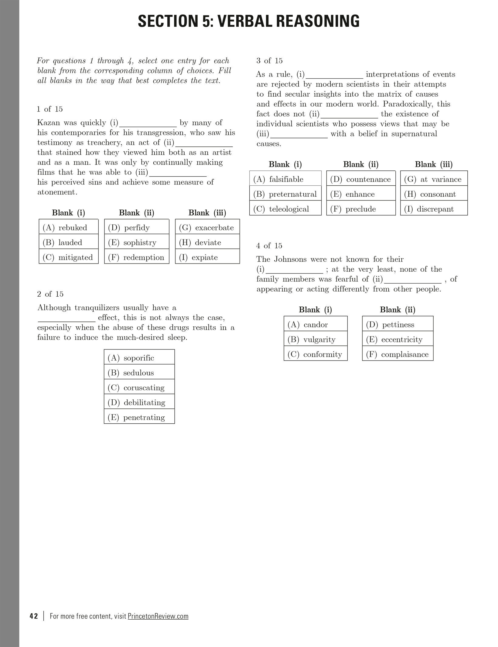 Extended ebook content for Princeton Review GRE Premium Prep, 36th ...