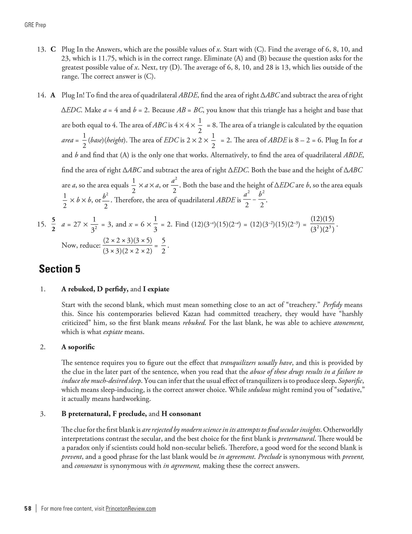 Extended ebook content for Princeton Review GRE Premium Prep, 36th ...