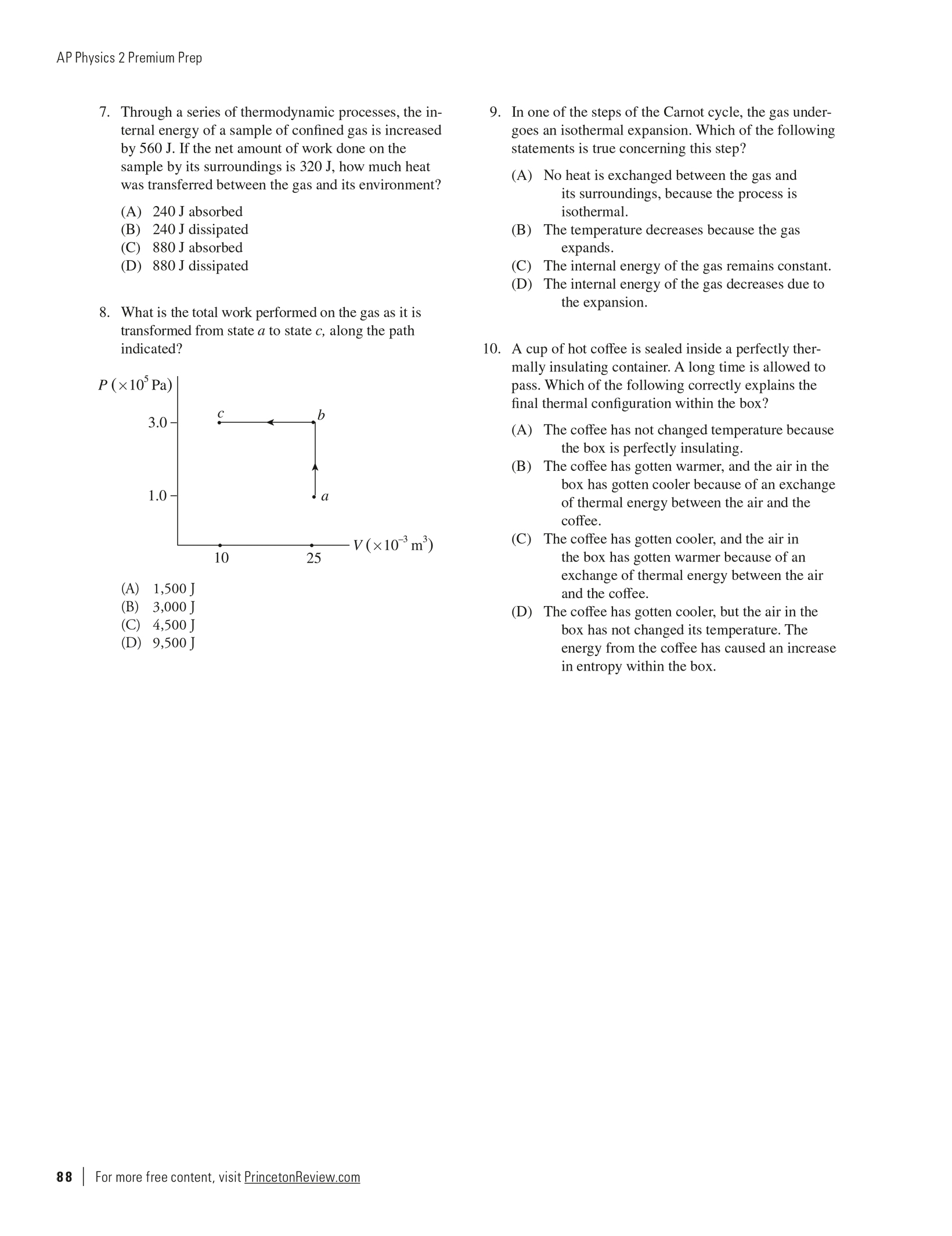 Extended ebook content for Princeton Review AP Physics 2 Premium Prep ...