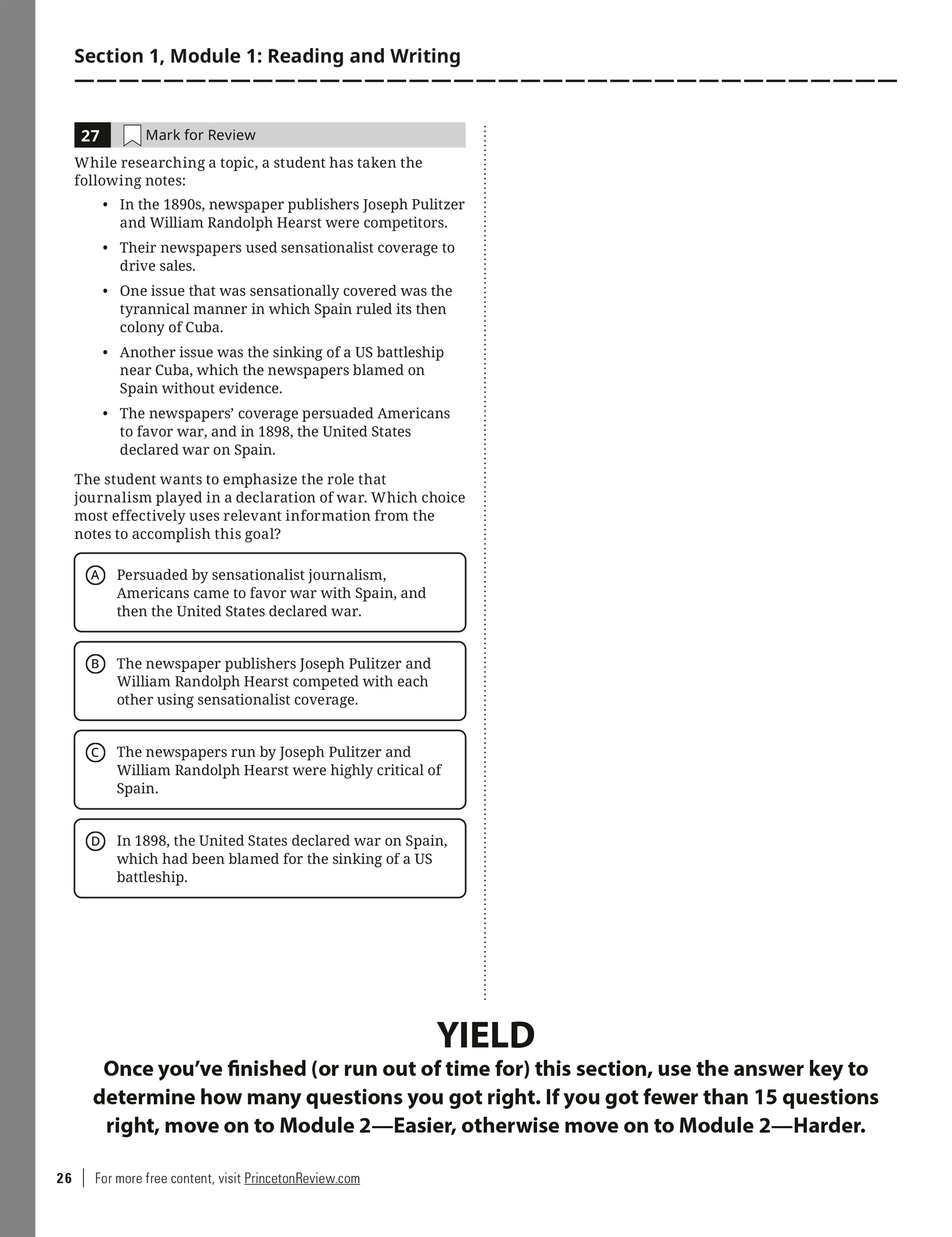 Extended ebook content for Princeton Review Digital SAT Premium Prep ...