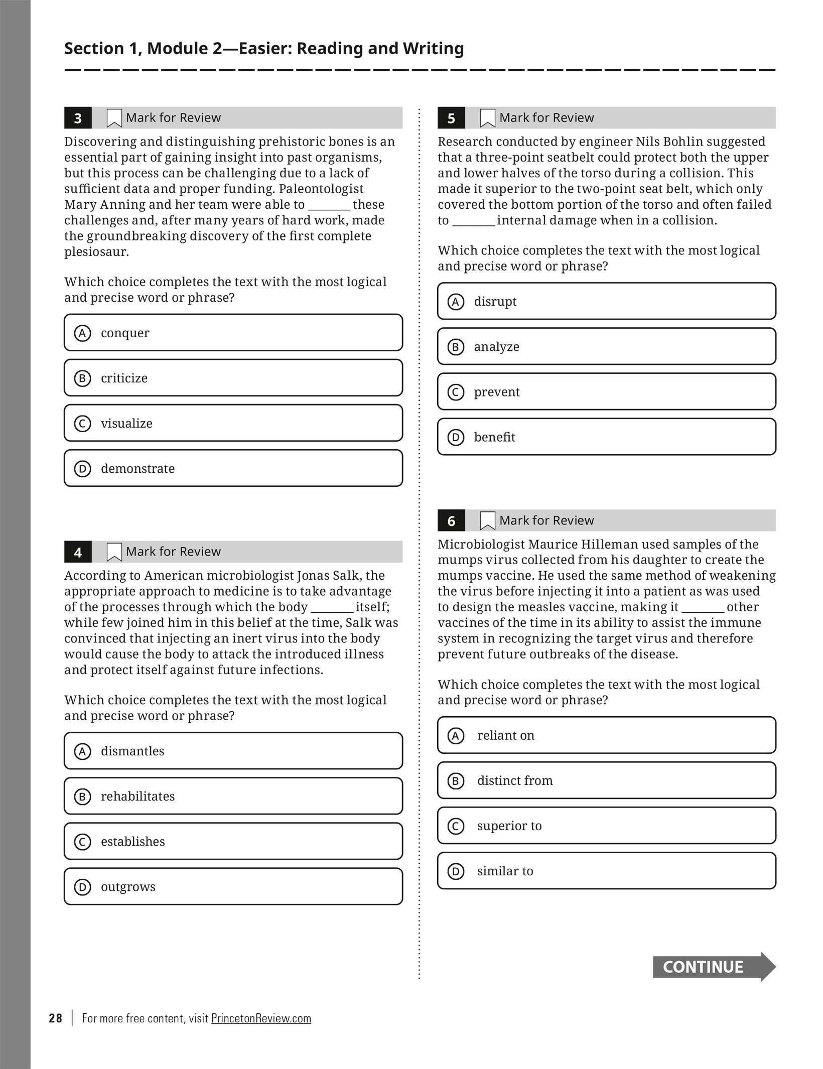 Extended ebook content for Princeton Review Digital SAT Premium Prep ...