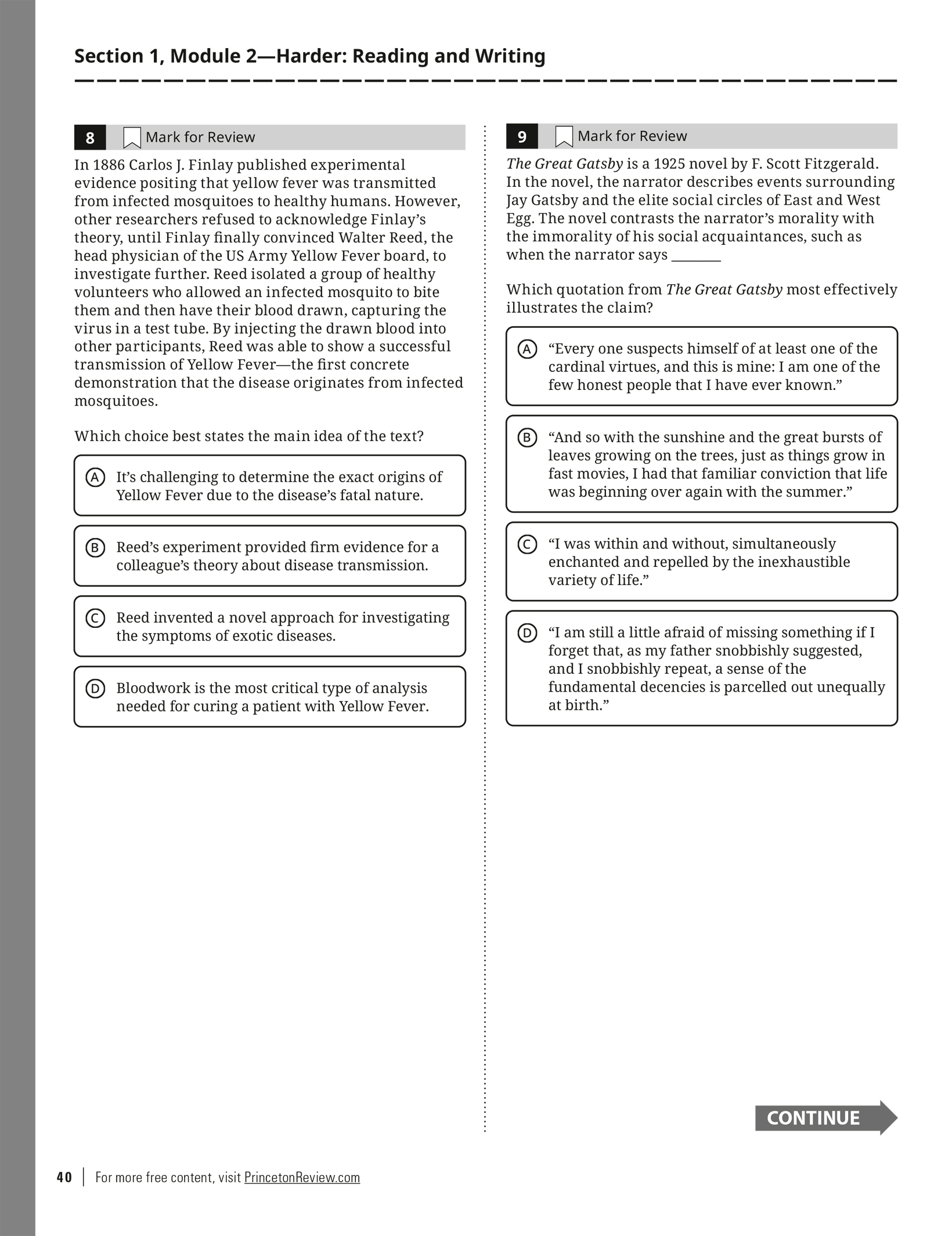Extended ebook content for Princeton Review Digital SAT Premium Prep ...
