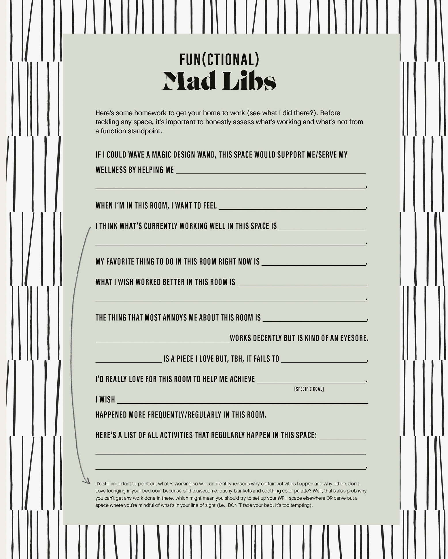 Extended ebook content for Right at Home: Fun(ctional) Mad Libs