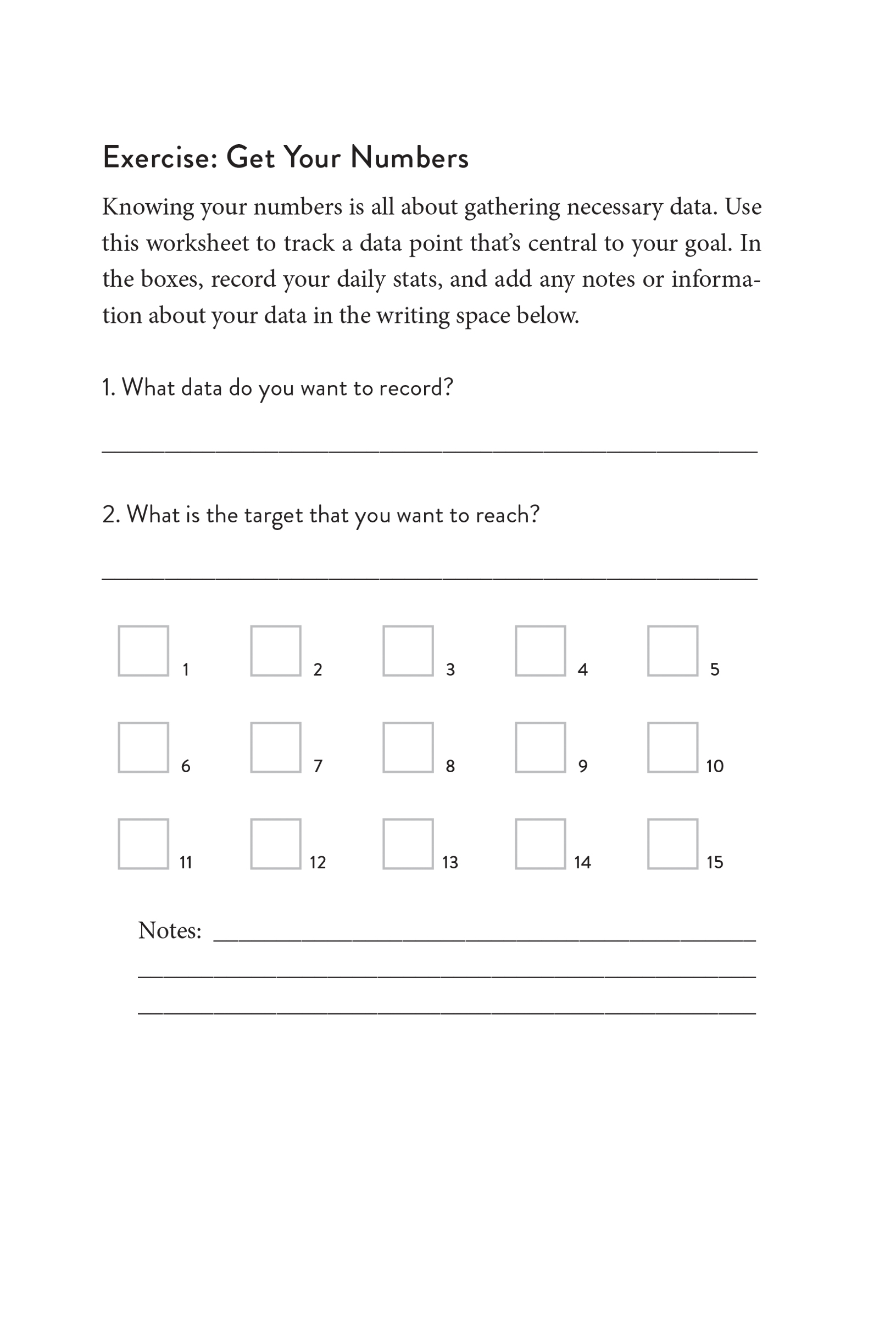 Extended ebook content for The Elevation Approach: Exercise: Get Your ...