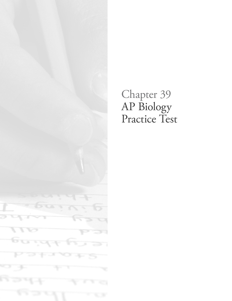 Extended ebook content for 550 AP Biology Practice Questions: Practice Test