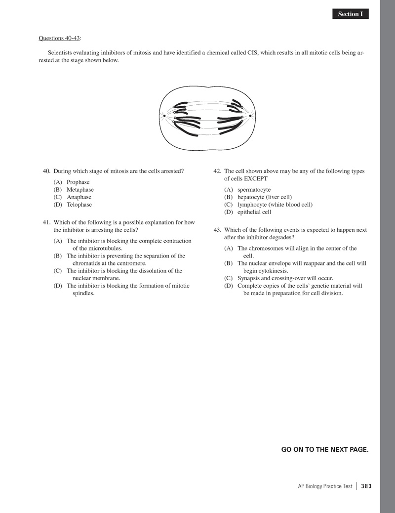 Extended ebook content for 550 AP Biology Practice Questions: Practice Test