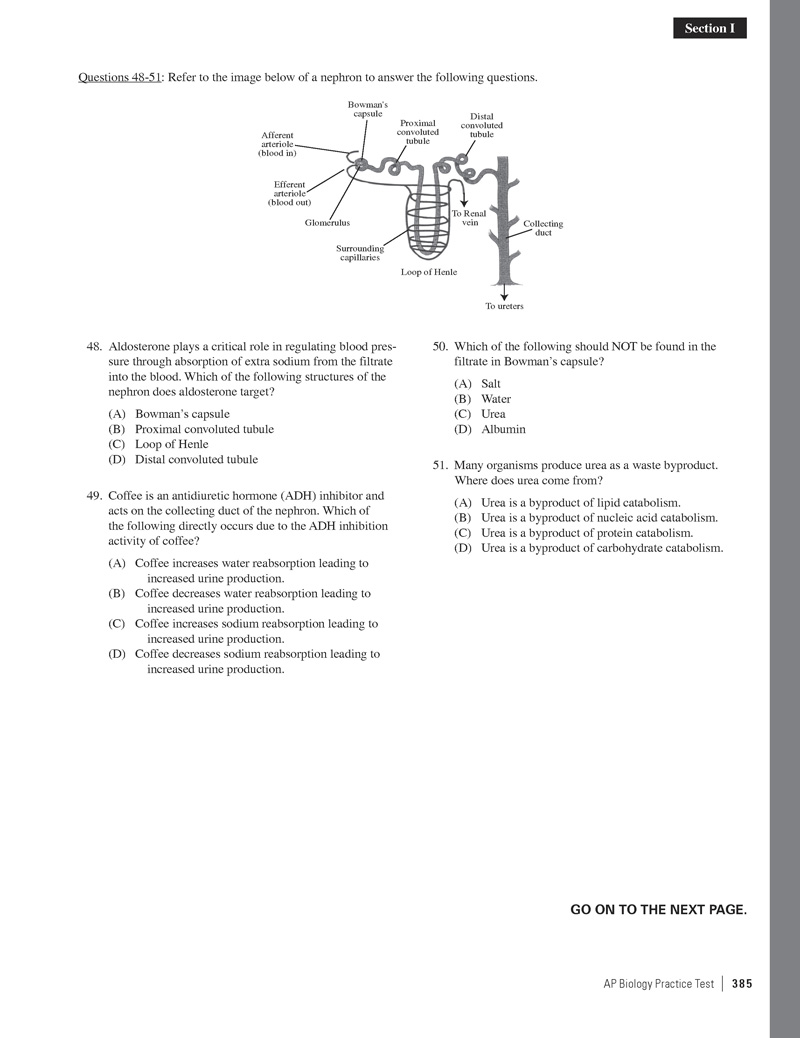 Extended ebook content for 550 AP Biology Practice Questions: Practice Test