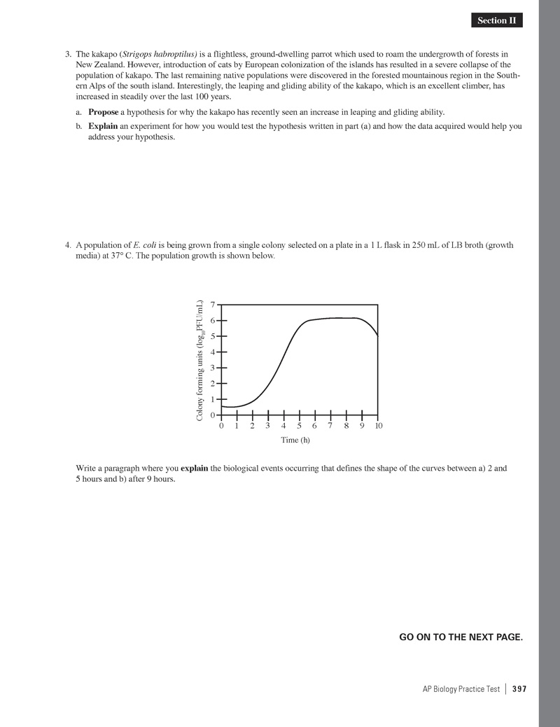 Extended ebook content for 550 AP Biology Practice Questions: Practice Test