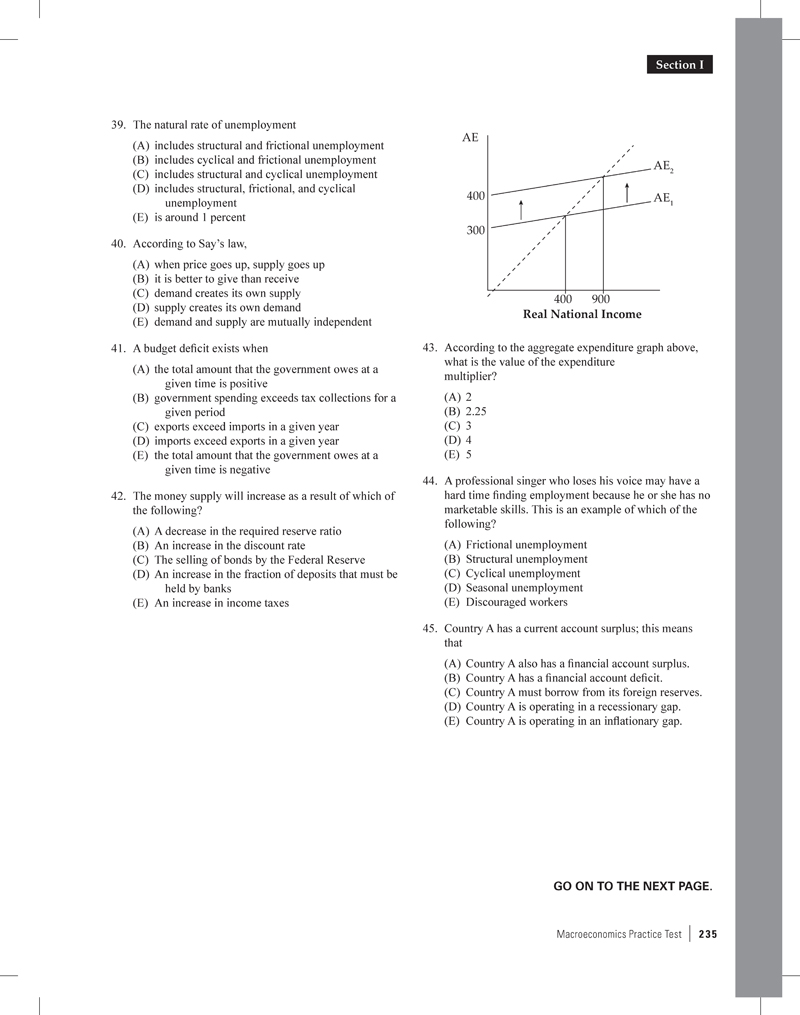 Extended ebook content for Cracking the AP Economics Macro & Micro ...