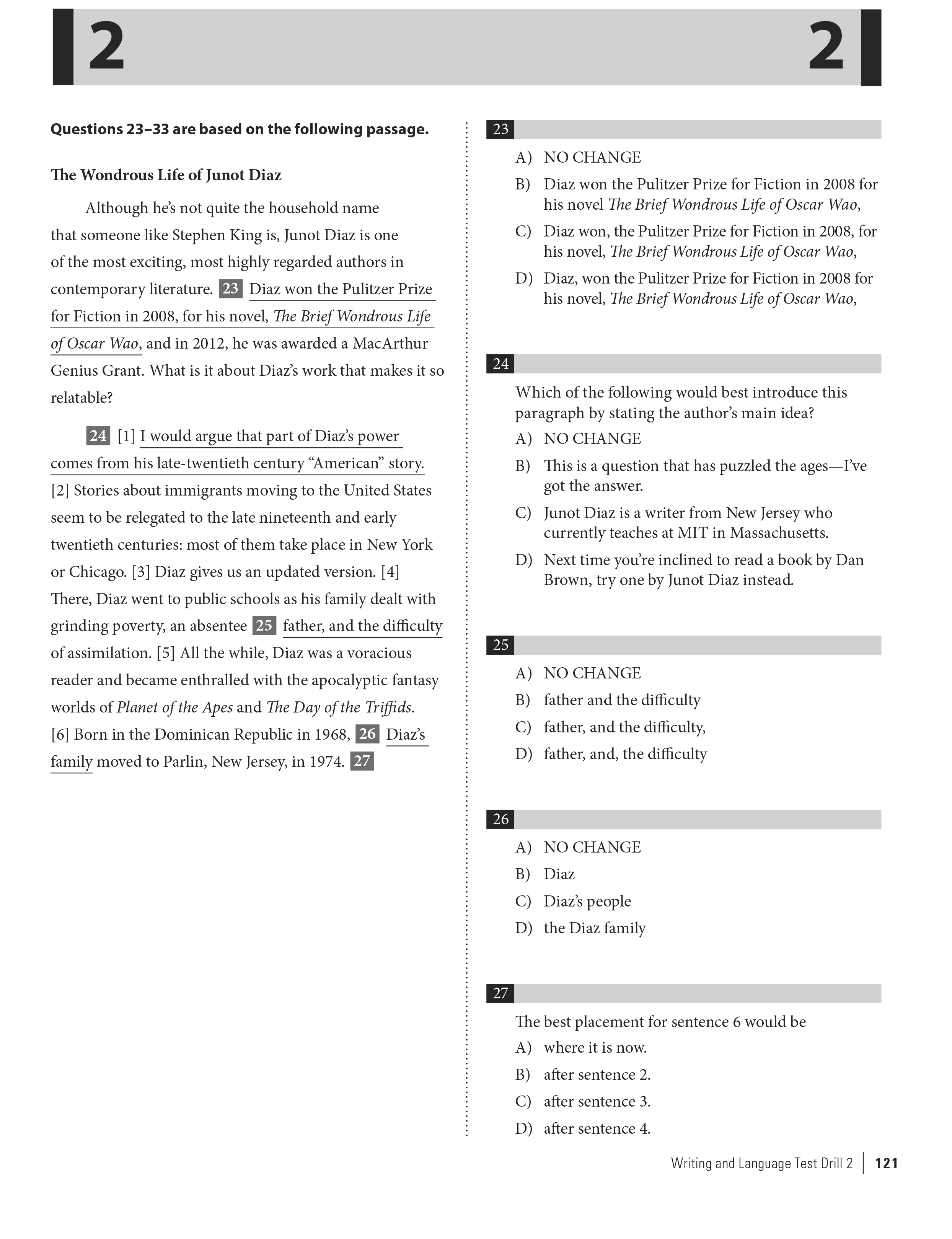 Extended ebook content for Workout for the New PSAT: Writing and ...