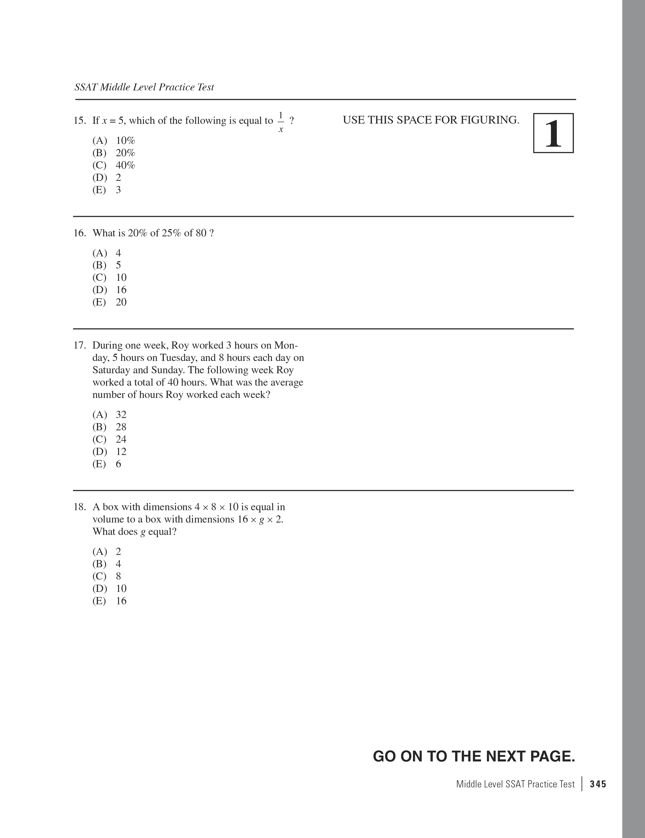 Extended ebook content for Cracking the SSAT & ISEE 2016 Edition ...
