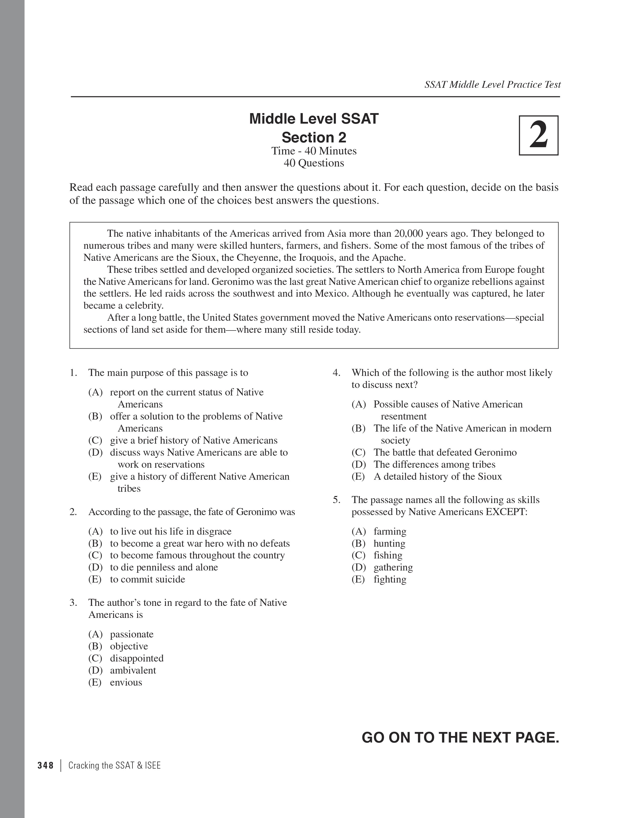 Extended ebook content for Cracking the SSAT & ISEE 2016 Edition ...