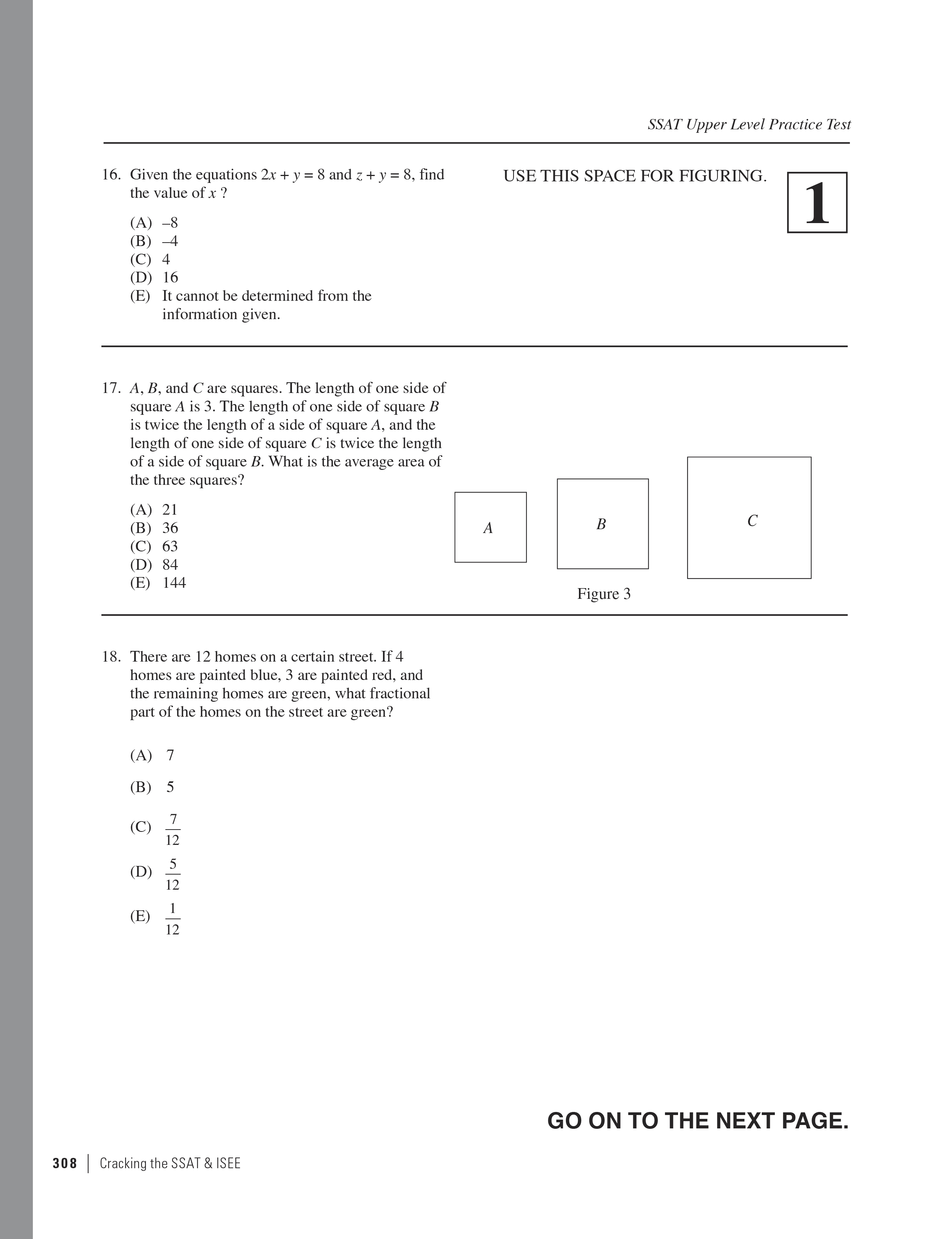 Extended ebook content for Cracking the SSAT & ISEE 2016 Edition: Upper ...