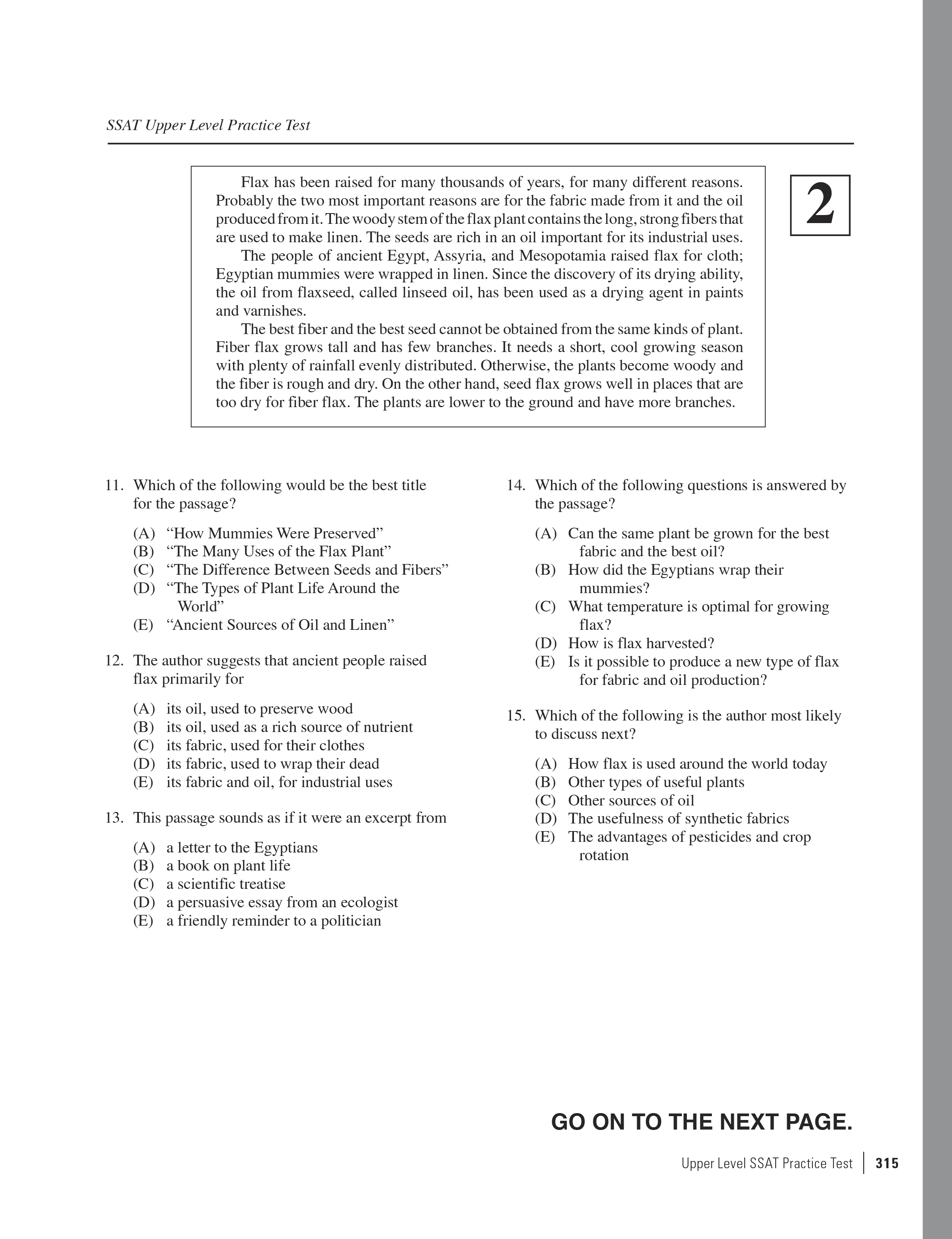 Extended ebook content for Cracking the SSAT & ISEE 2016 Edition: Upper ...