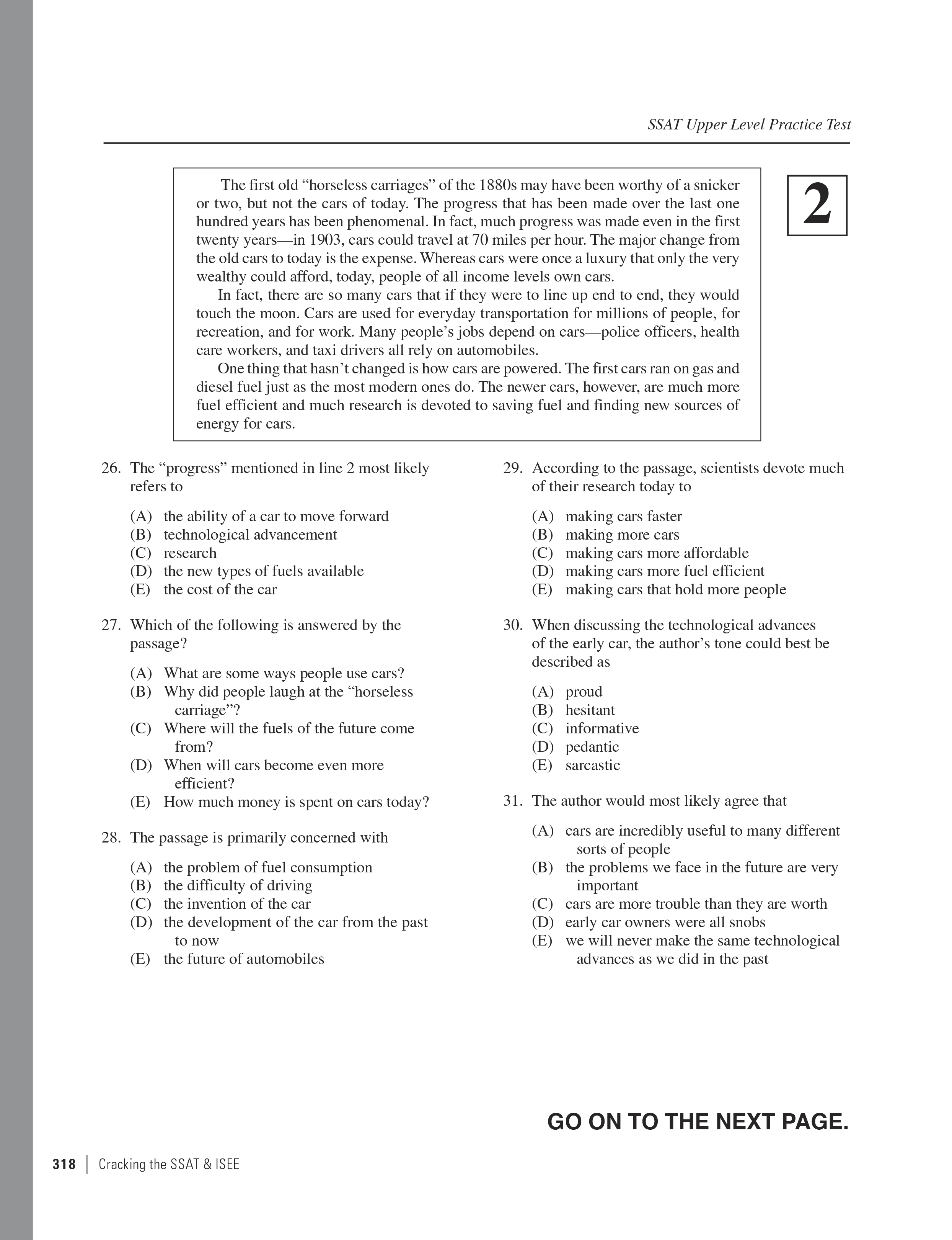 Extended ebook content for Cracking the SSAT & ISEE 2016 Edition: Upper ...