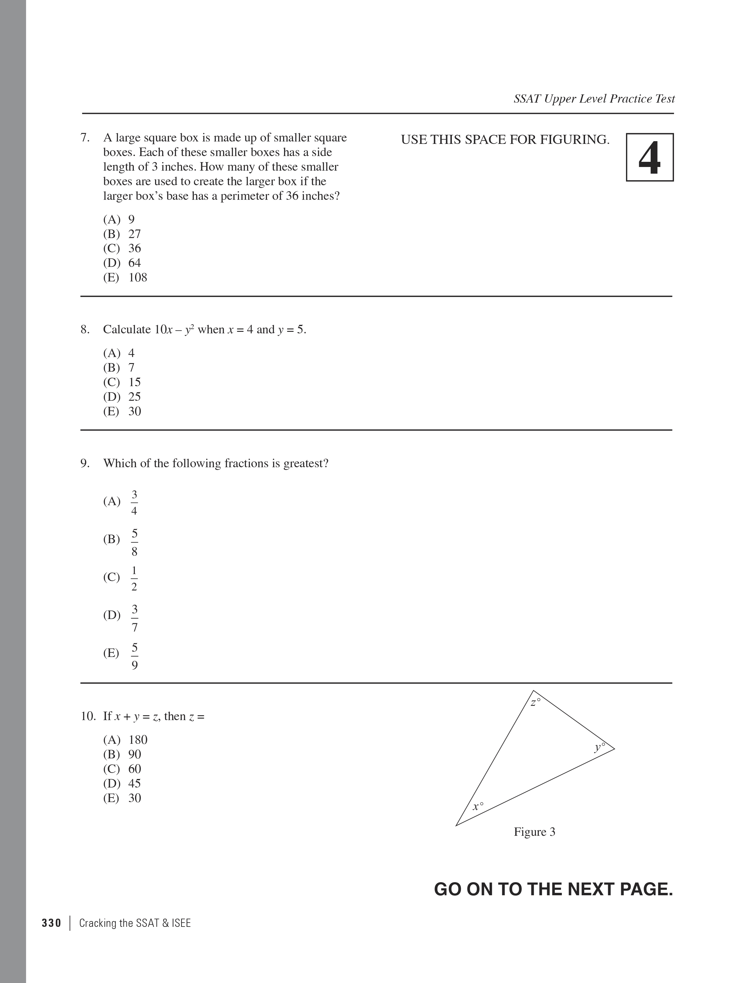 Extended ebook content for Cracking the SSAT & ISEE 2016 Edition: Upper ...