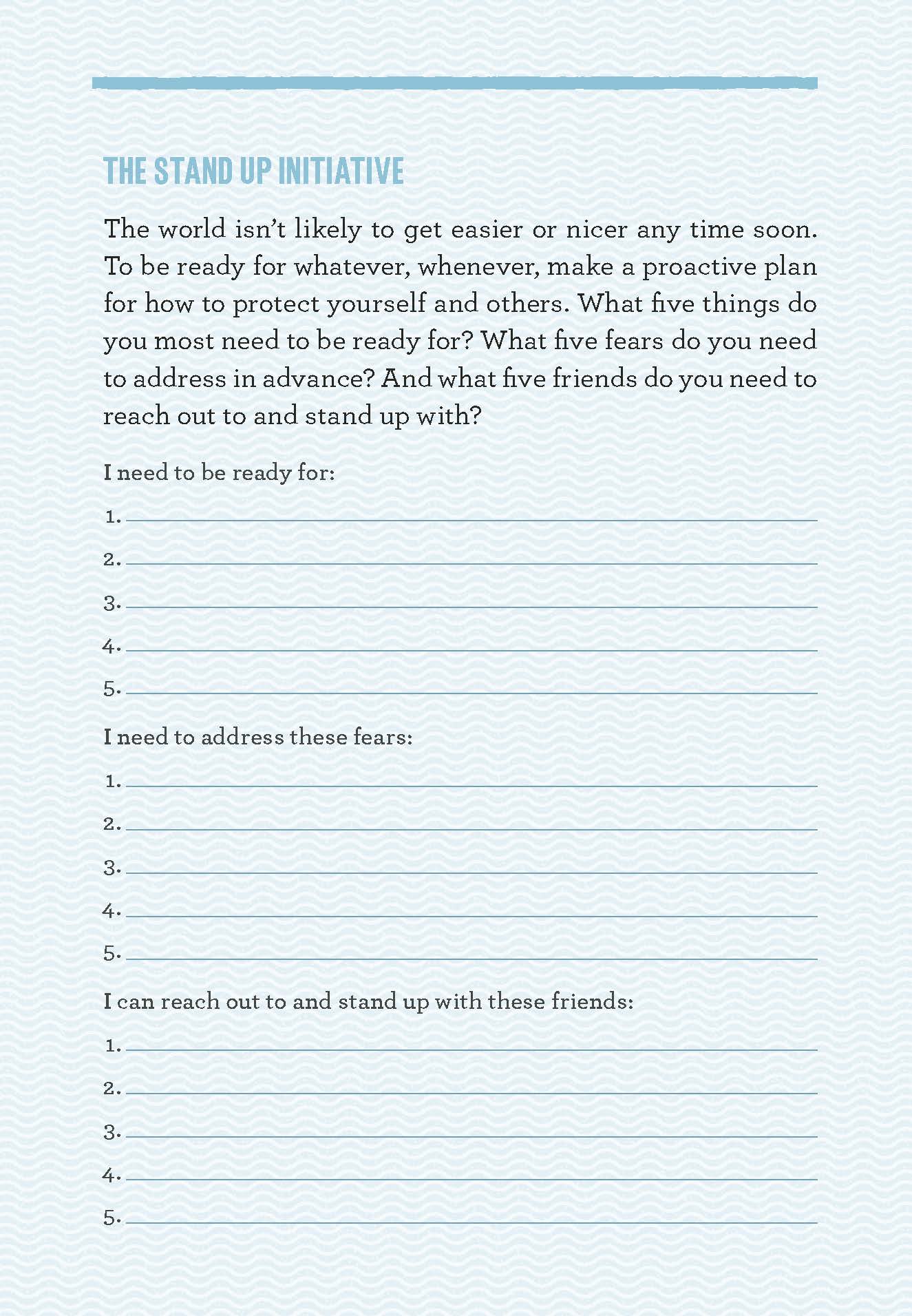 Extended ebook content for Do You!: The Stand Up Initiative