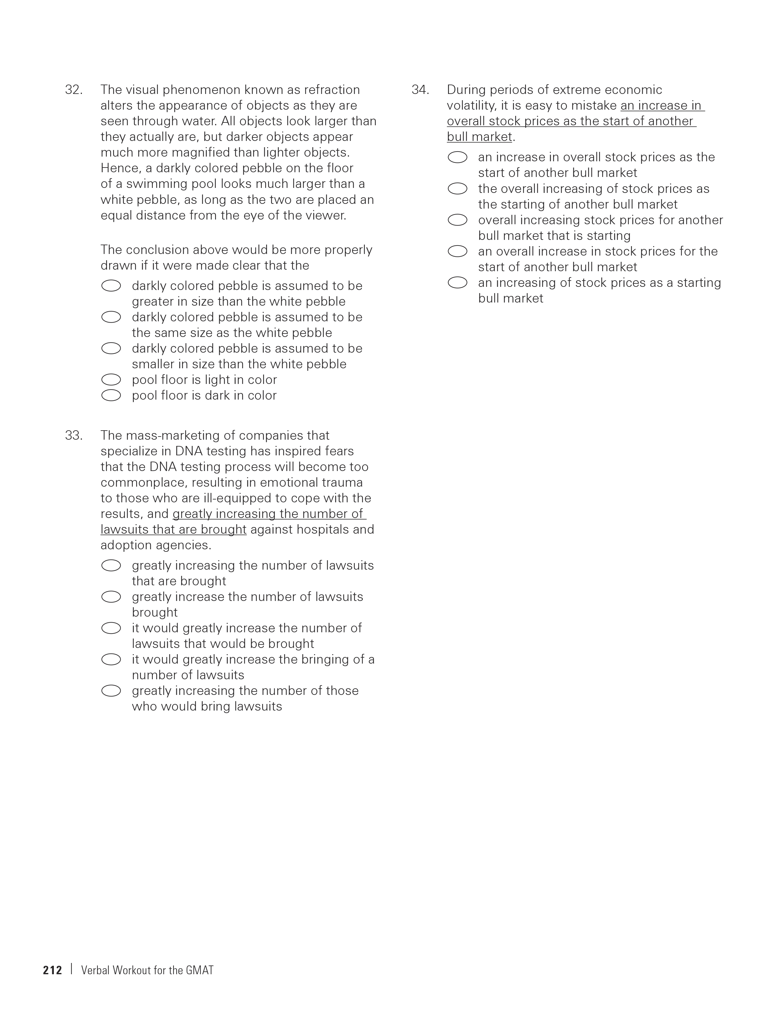 Extended ebook content for Verbal Workout for the GMAT, 4th Edition ...