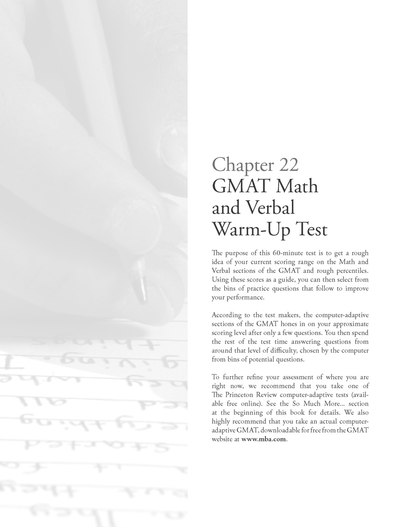 Extended ebook content for Cracking the GMAT, 2015: GMAT Math and ...