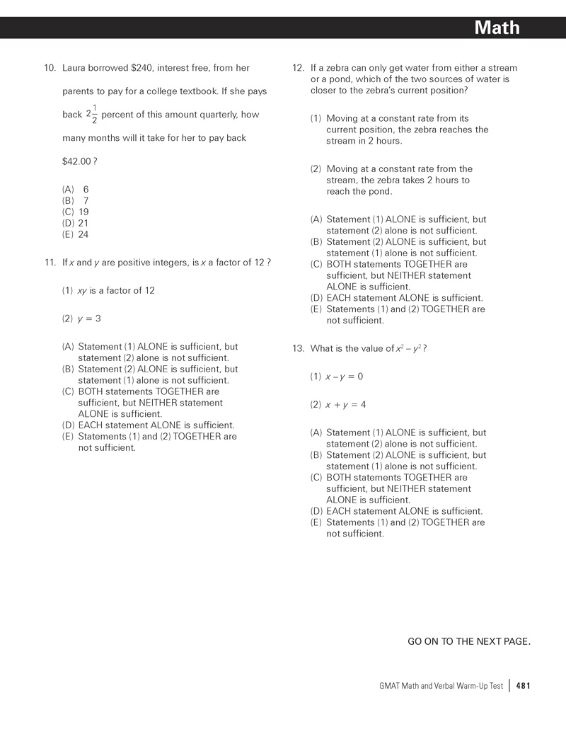 Extended ebook content for Cracking the GMAT, 2015: GMAT Math and ...