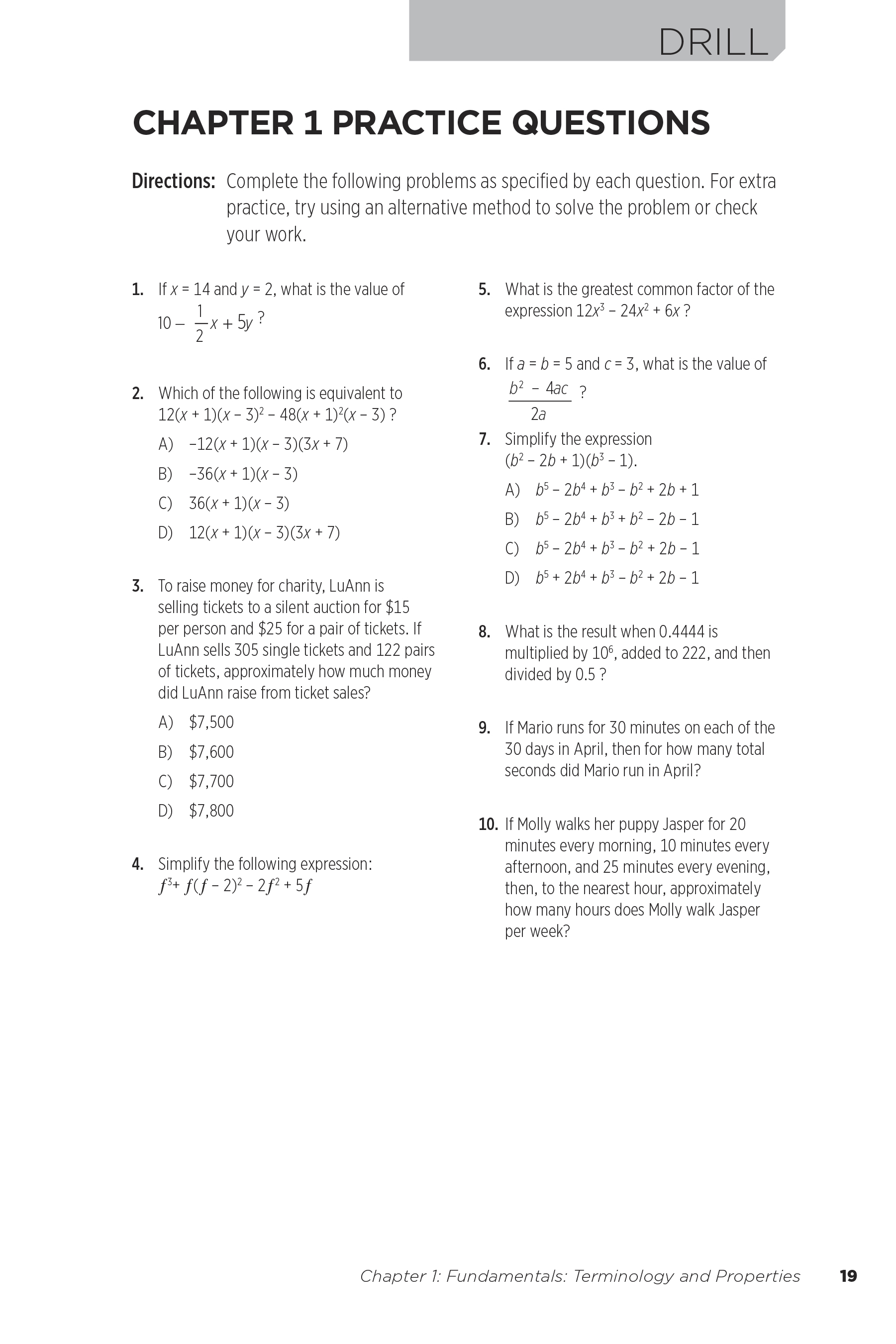 Extended ebook content for High School Algebra I Unlocked: Chapter 1 ...