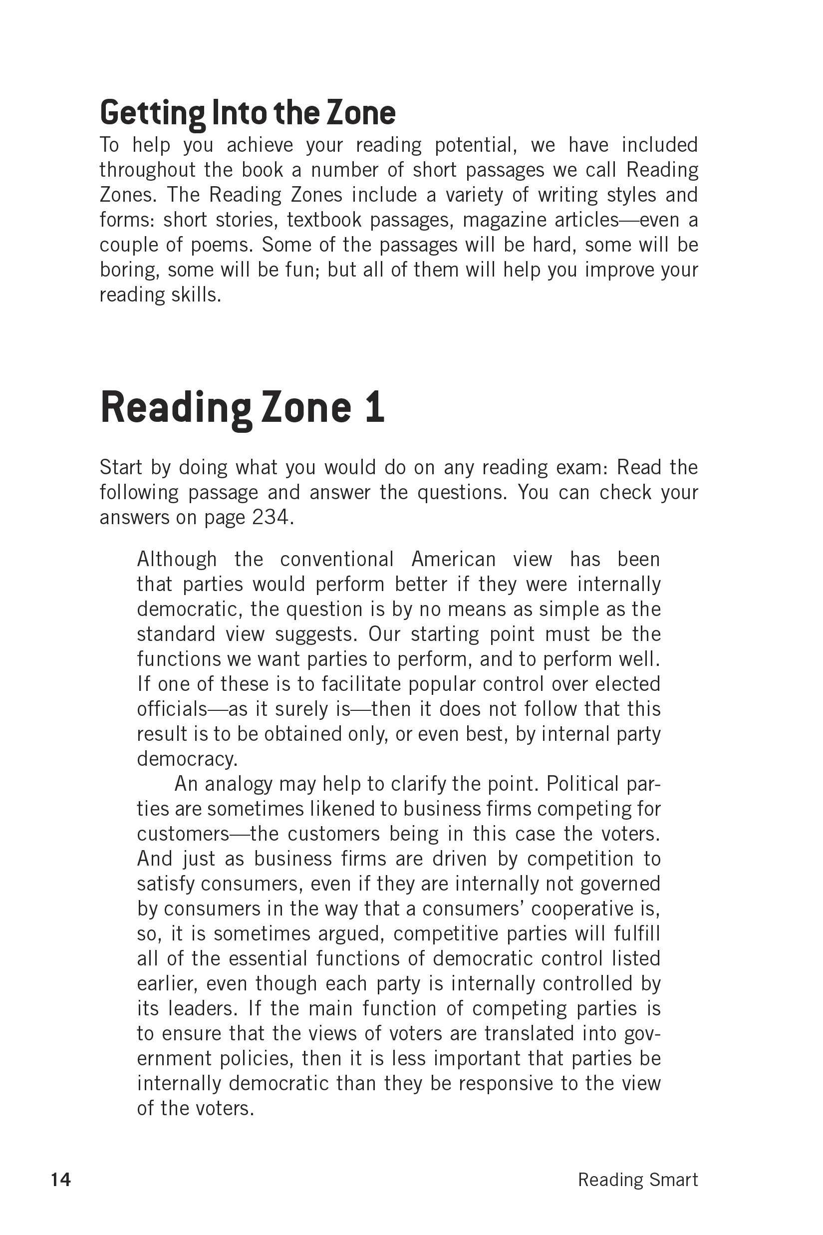 Extended ebook content for Reading Smart, 2nd Edition: Reading Zone 1