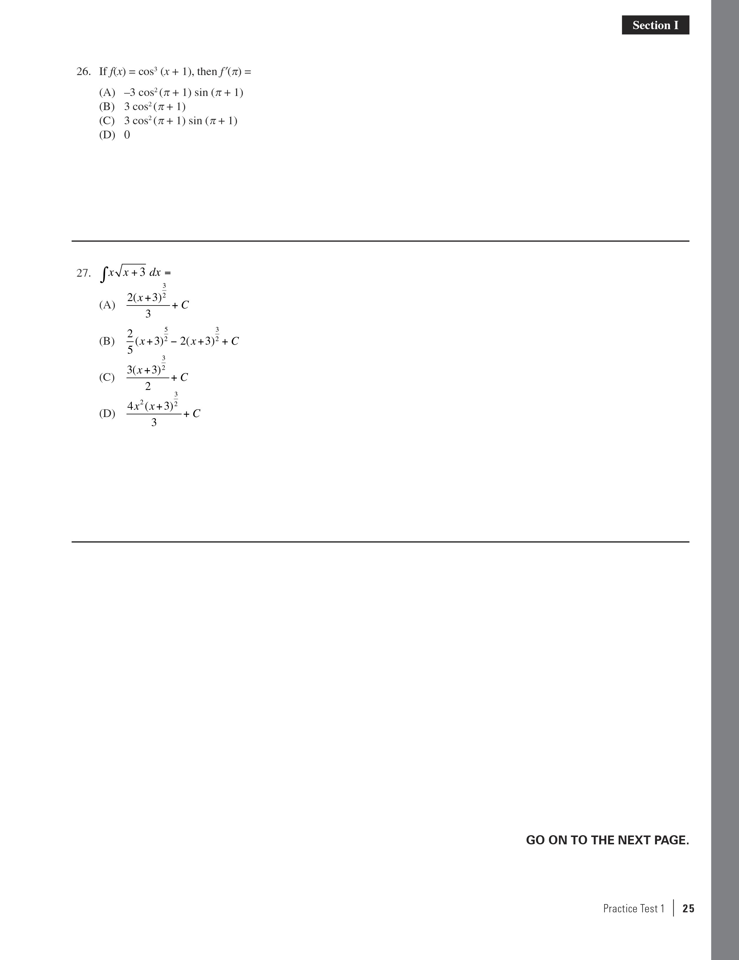 Extended ebook content for Cracking the AP Calculus AB Exam, 2017 ...