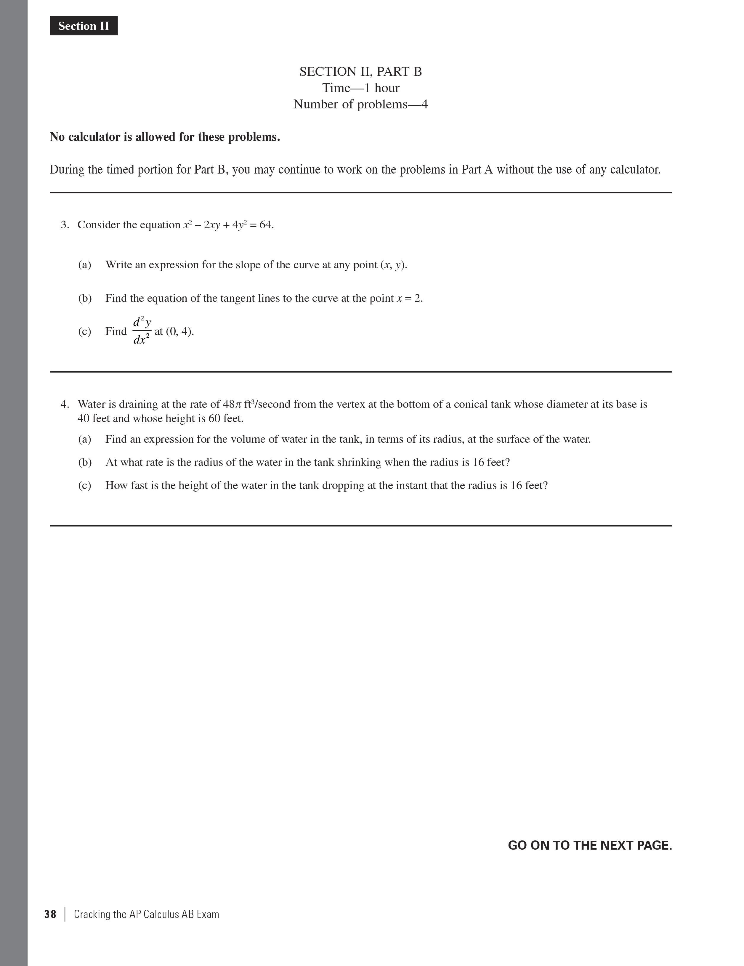 Extended ebook content for Cracking the AP Calculus AB Exam, 2017 ...