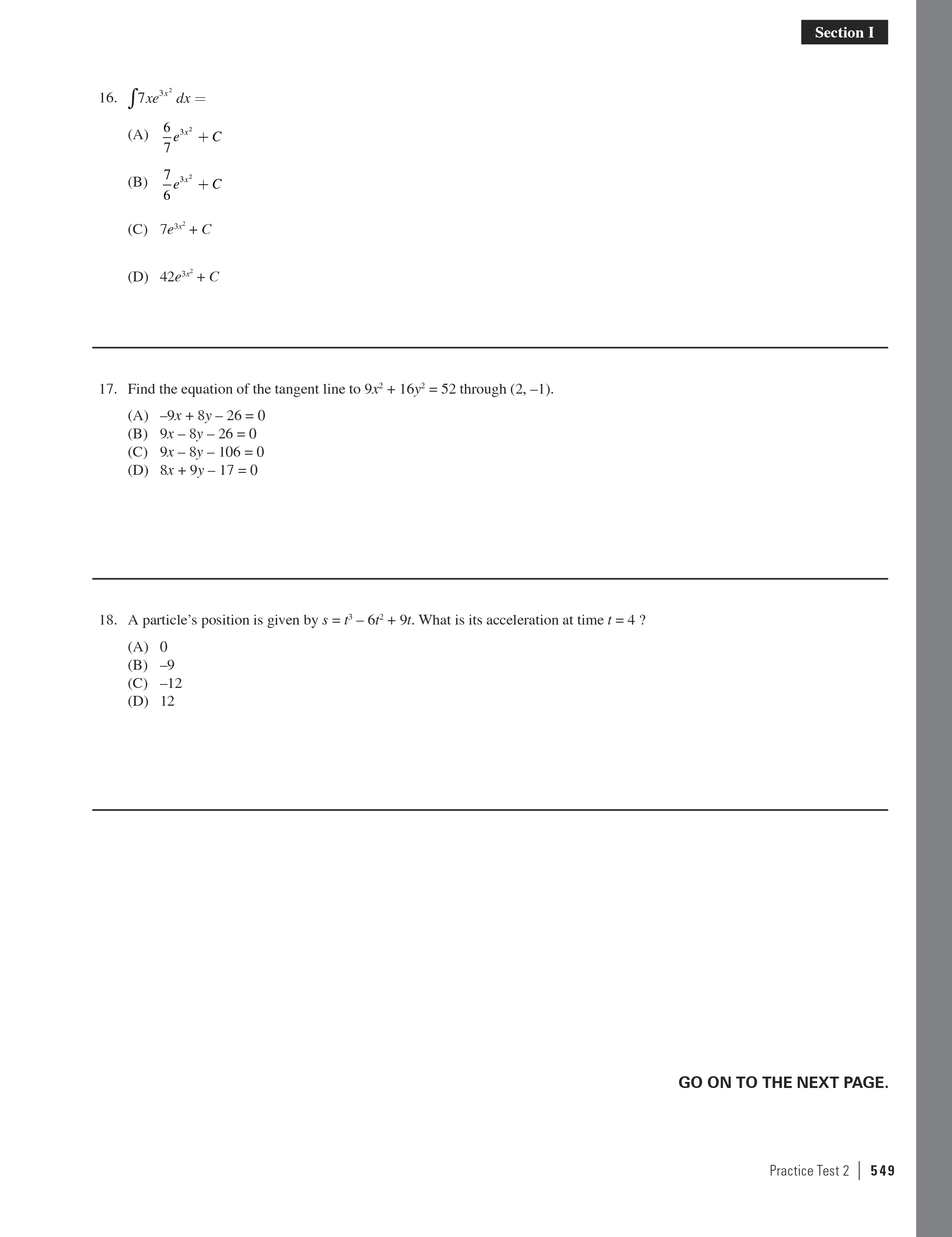 Extended ebook content for Cracking the AP Calculus AB Exam, 2017 ...