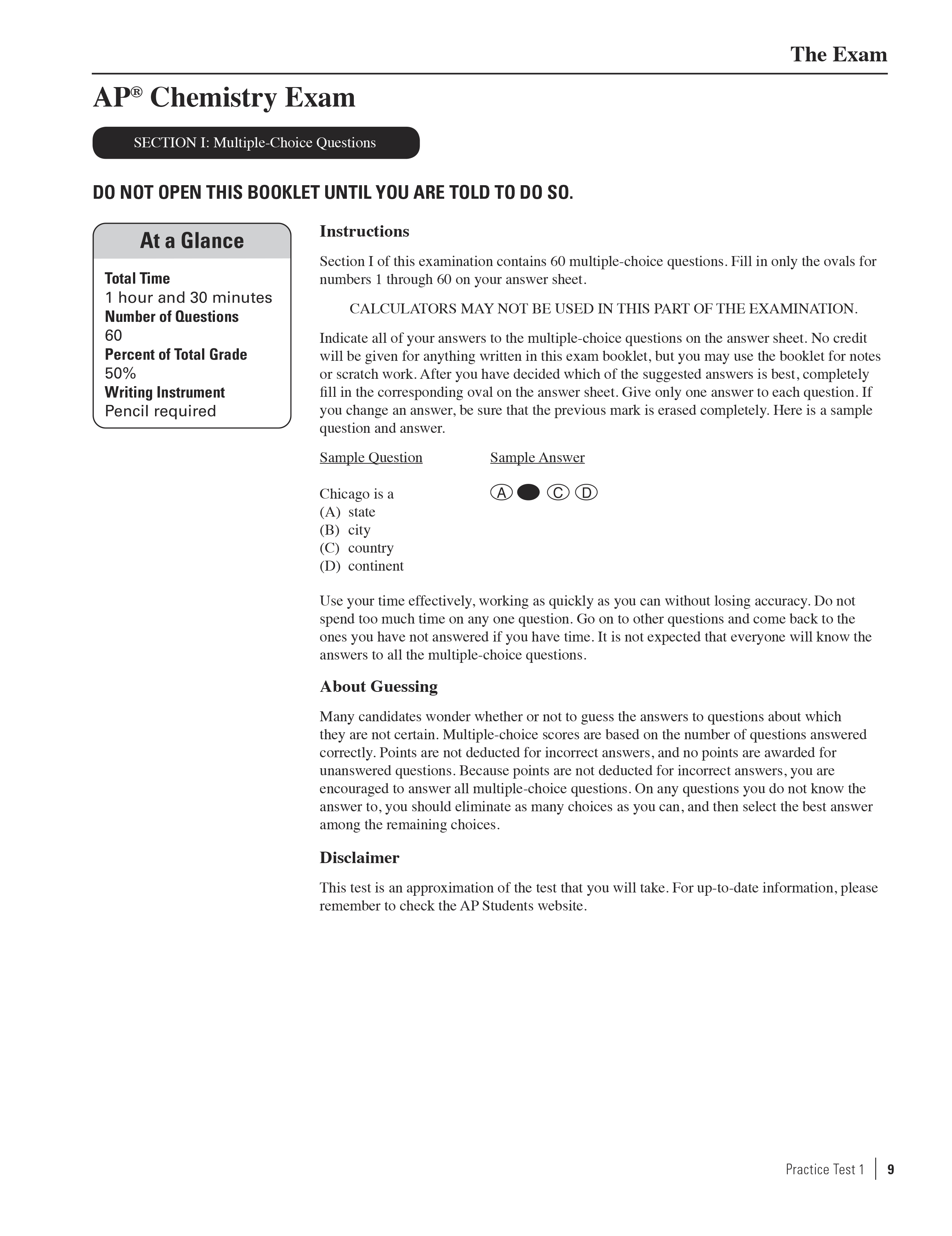 Extended ebook content for Cracking the AP Chemistry Exam, 2017 Edition ...