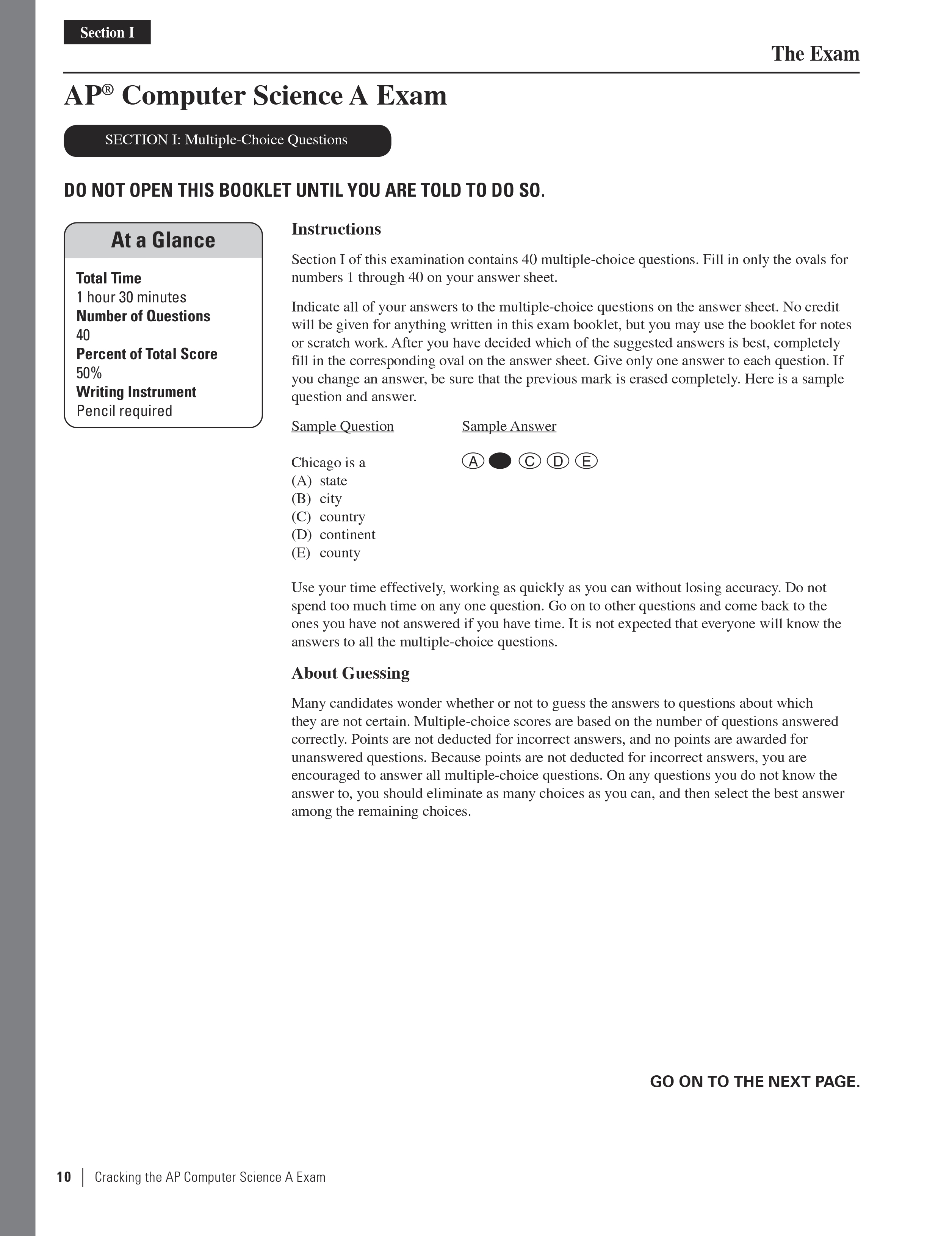 Extended ebook content for Cracking the AP Computer Science A Exam ...