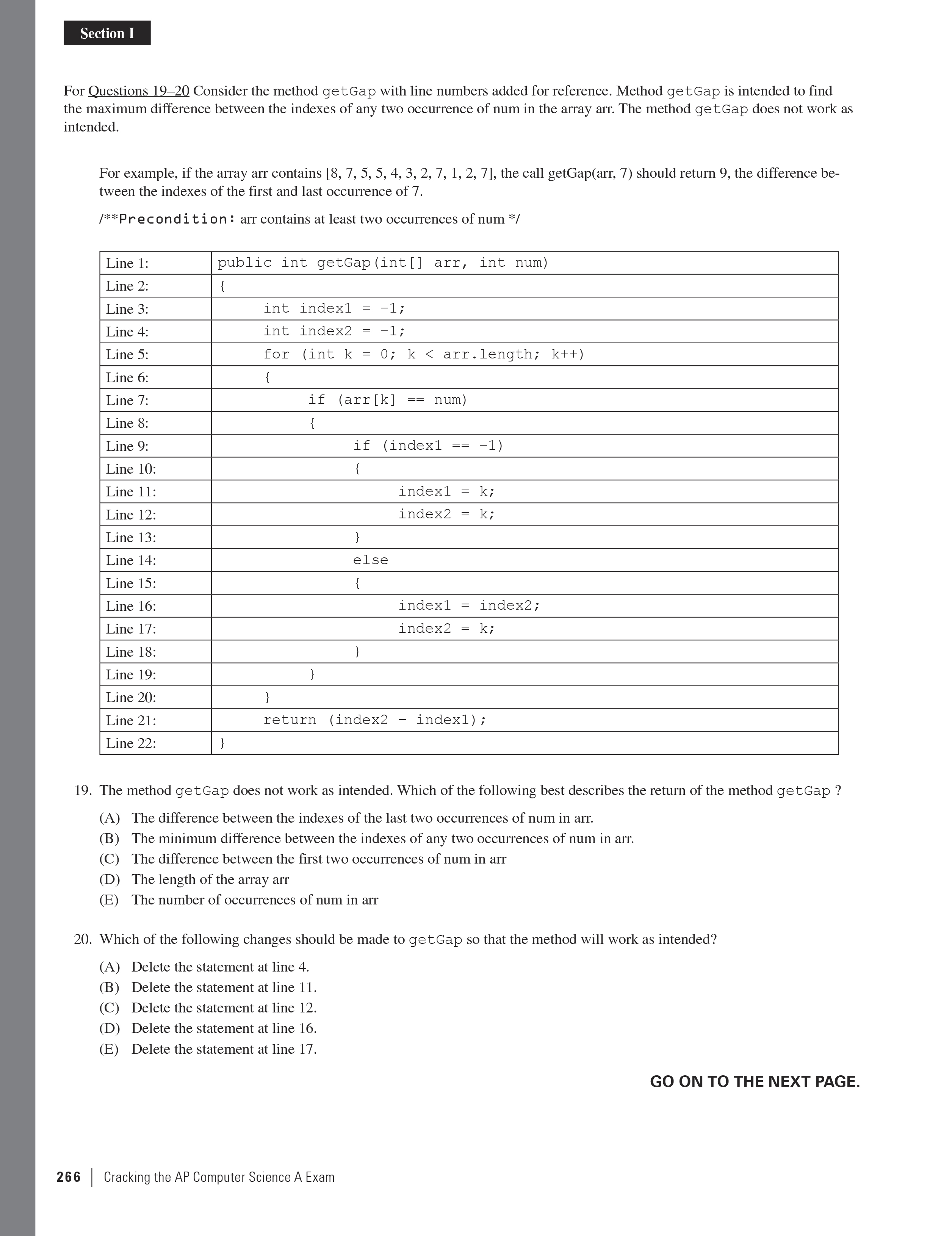 Extended ebook content for Cracking the AP Computer Science A Exam ...