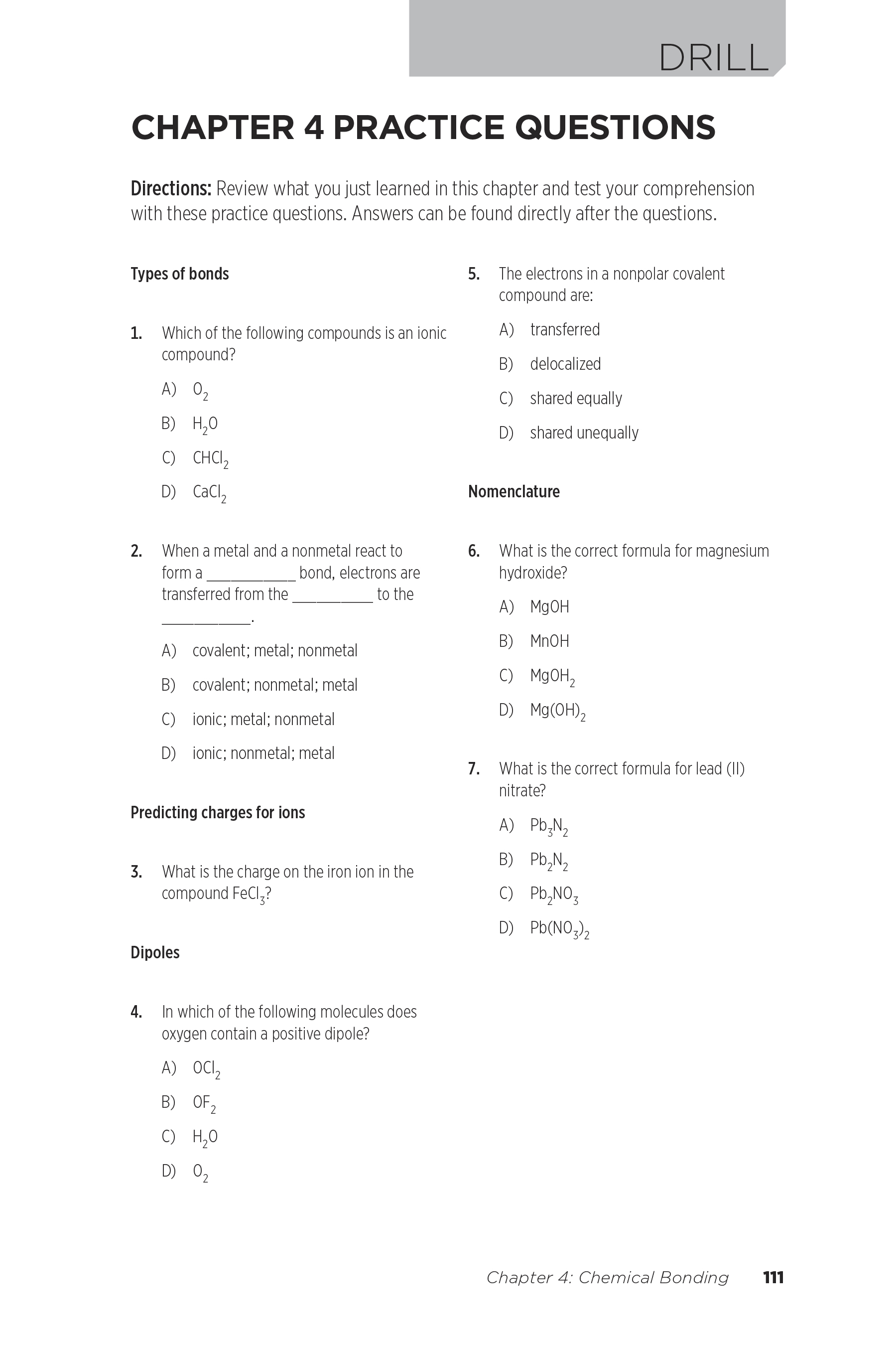 Extended ebook content for High School Chemistry Unlocked: Chapter 4 ...