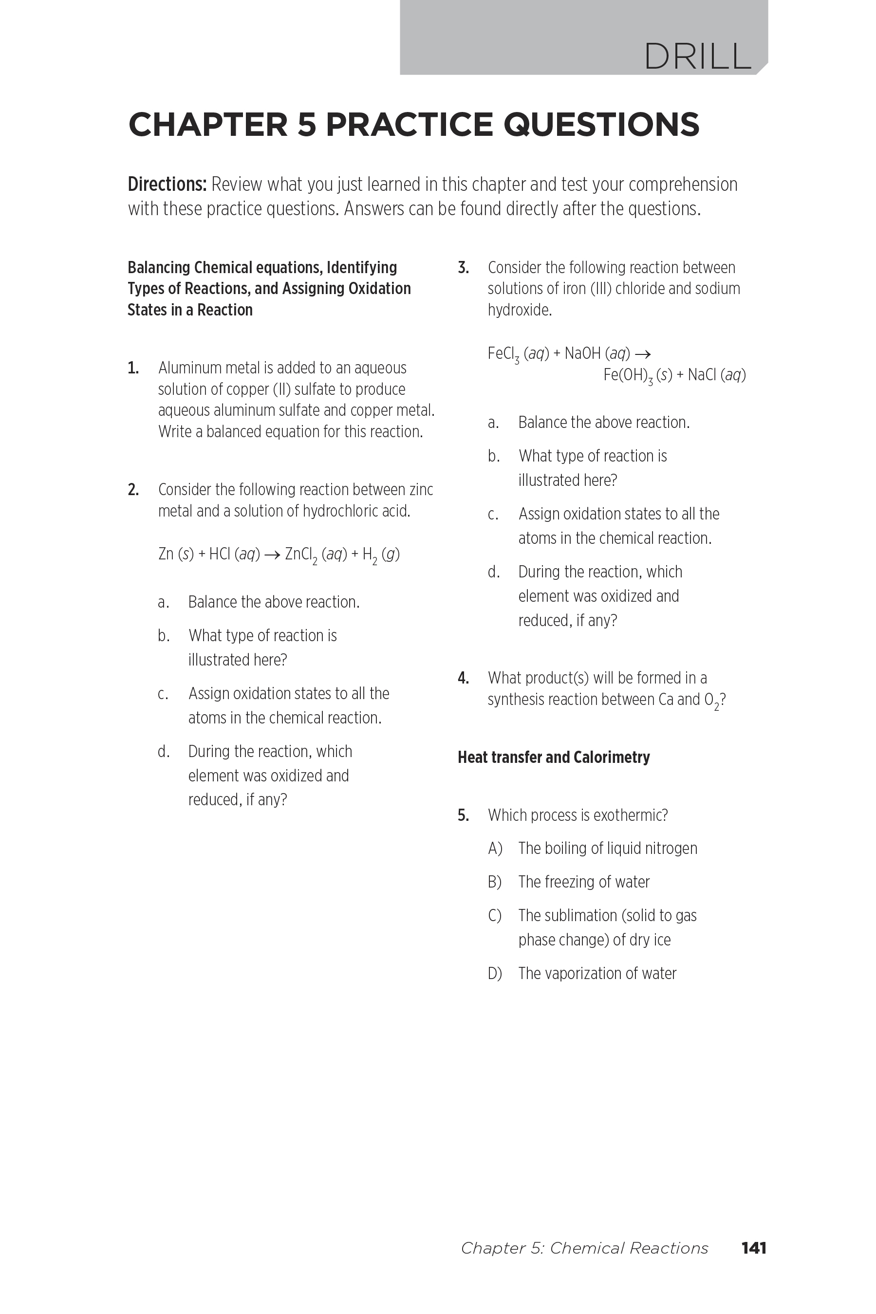 Extended ebook content for High School Chemistry Unlocked: Chapter 5 ...
