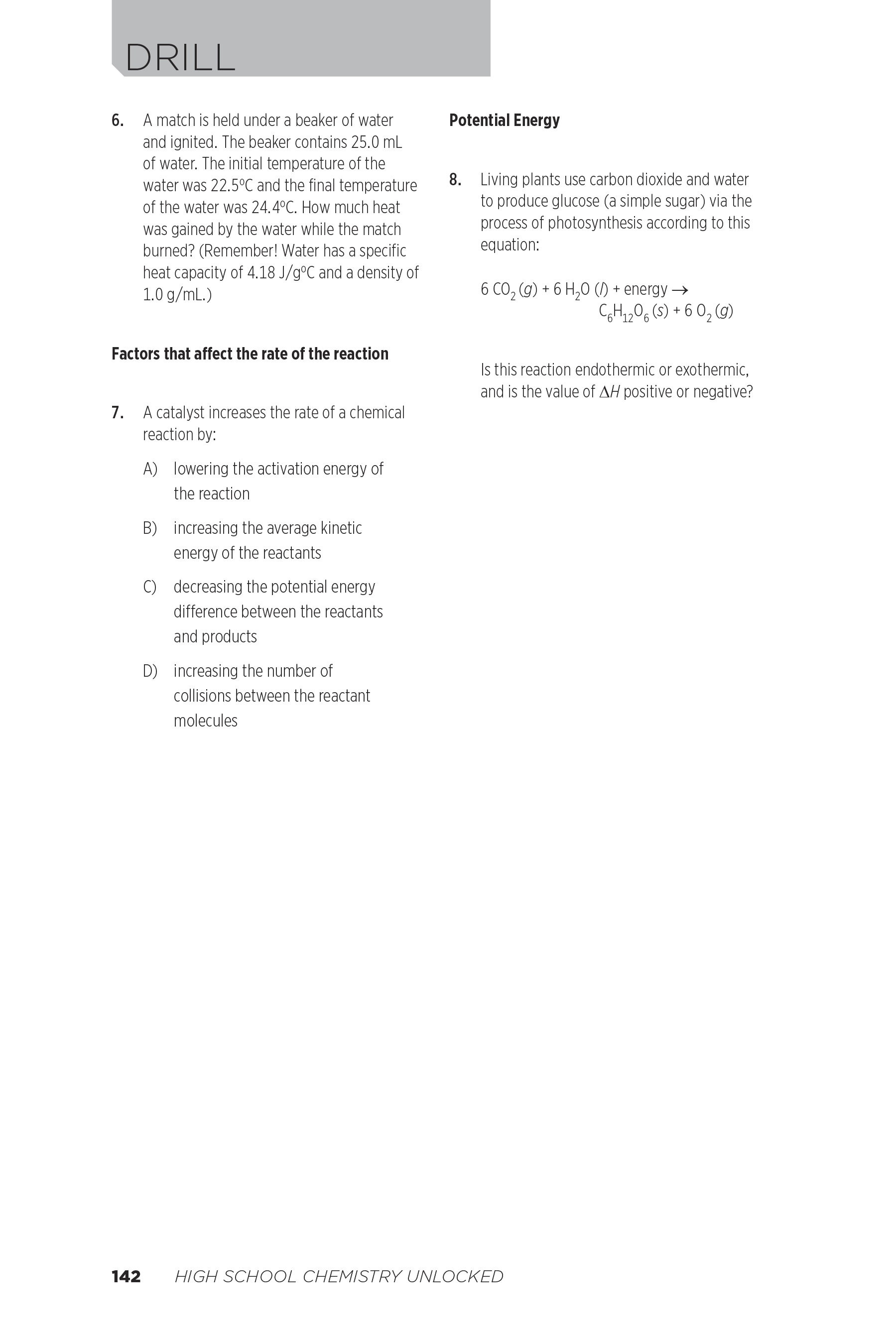 Extended ebook content for High School Chemistry Unlocked: Chapter 5 ...