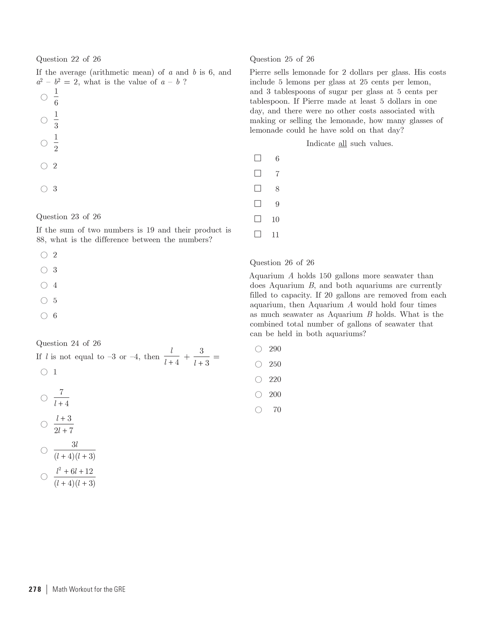 Extended ebook content for Math Workout for the GRE, 4th Edition ...
