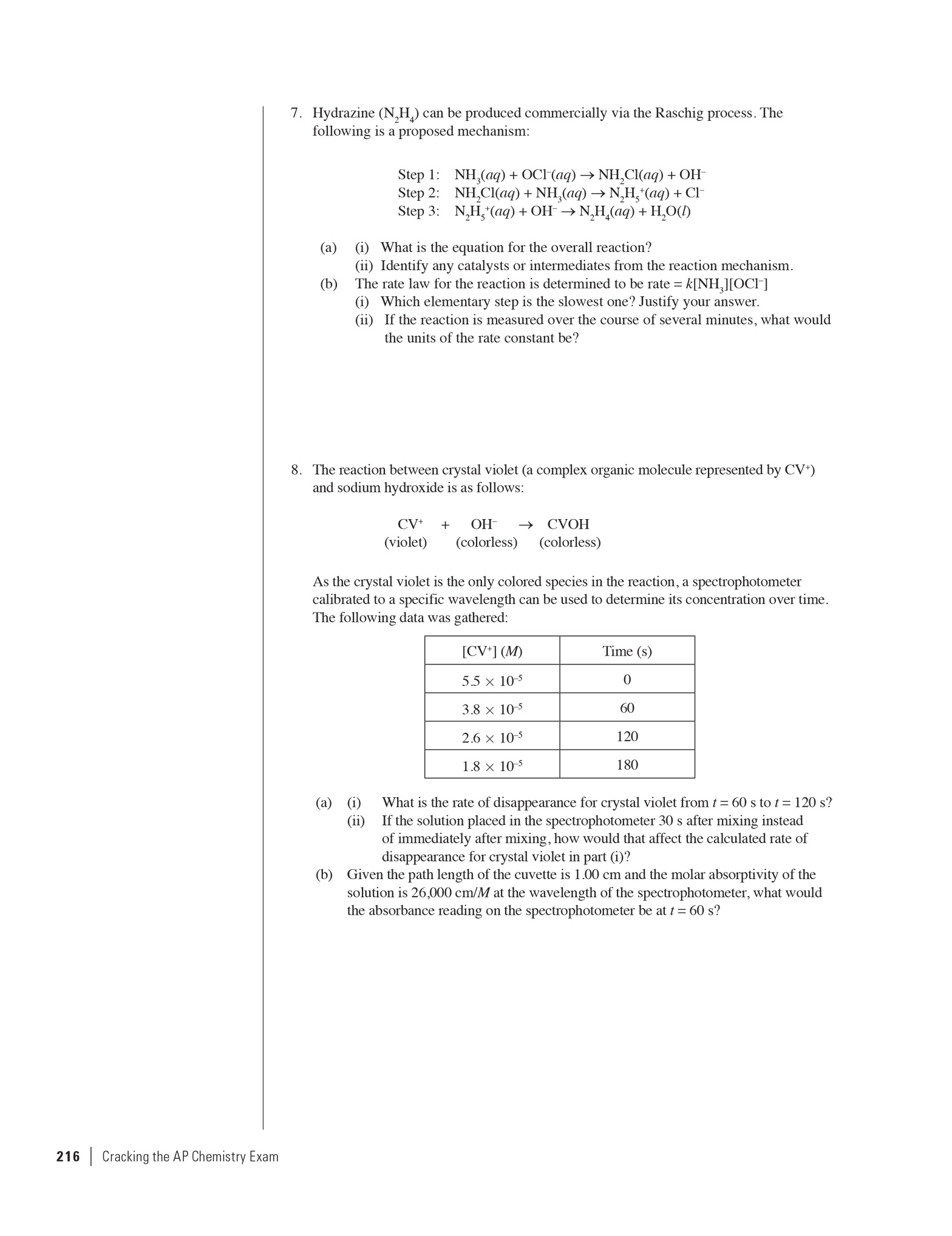 Extended ebook content for Cracking the AP Chemistry Exam, 2018 Edition ...