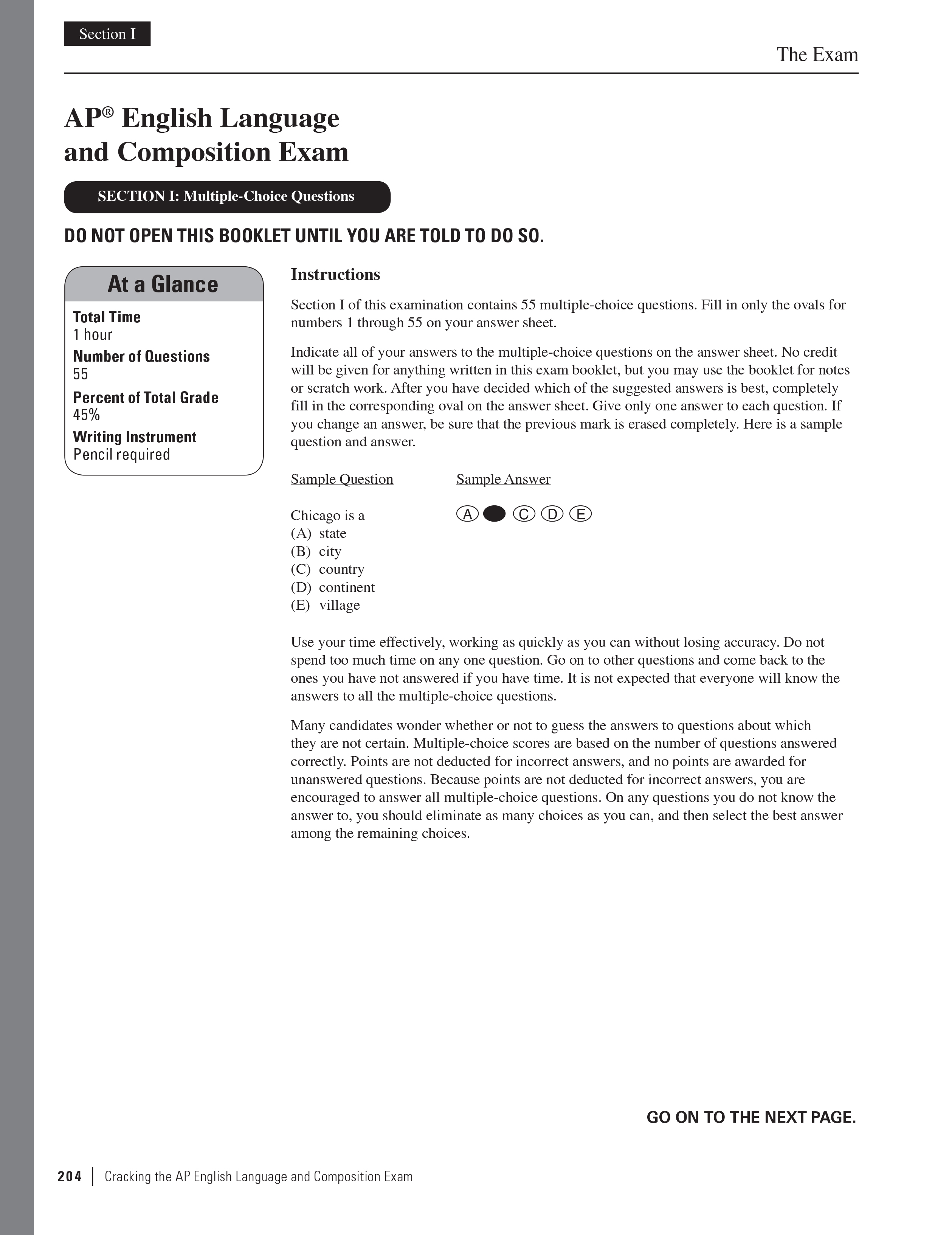 Extended ebook content for Cracking the AP English Language ...