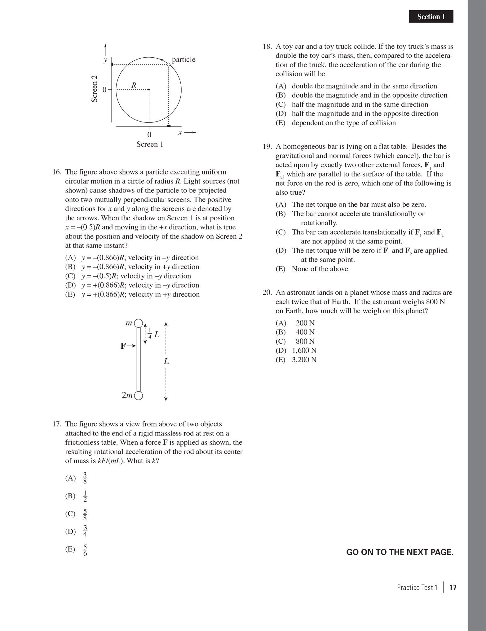 Extended ebook content for Cracking the AP Physics C Exam, 2018 Edition ...