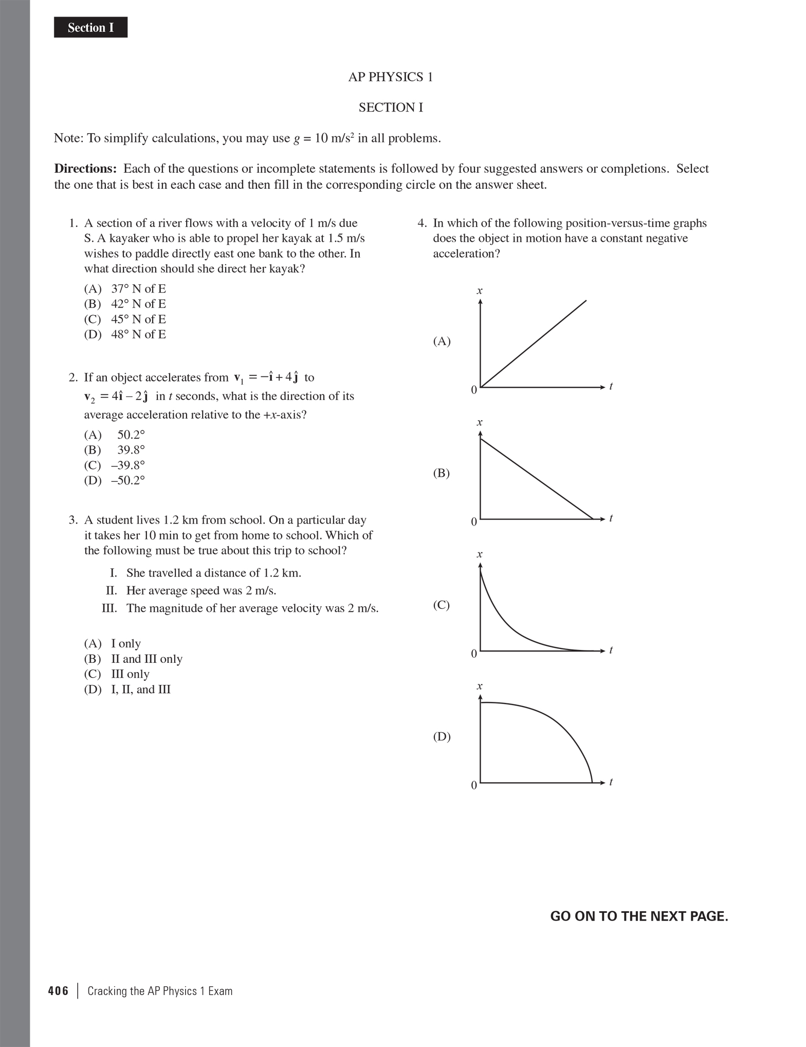 Extended ebook content for Cracking the AP Physics 1 Exam, Premium 2018 ...