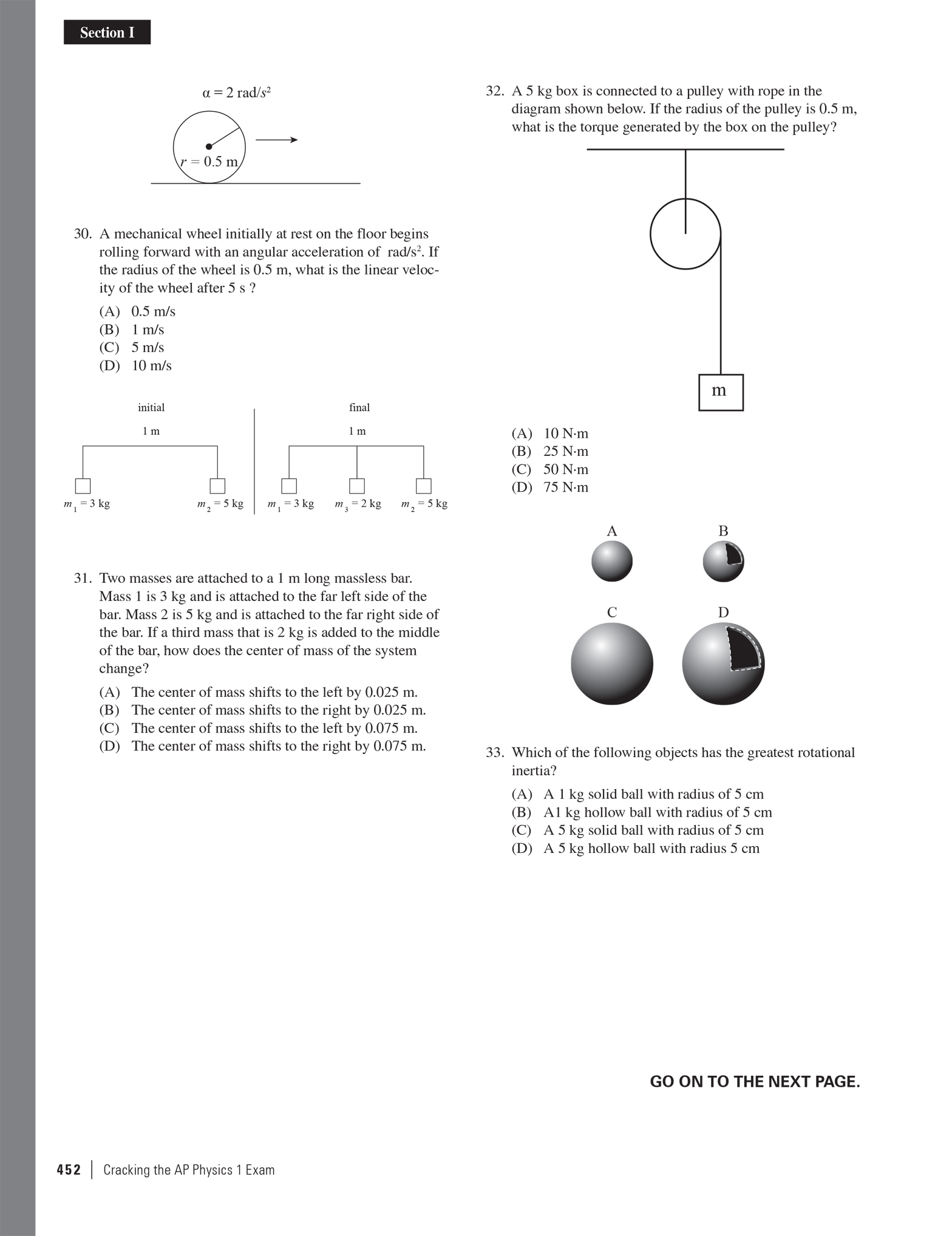 Extended ebook content for Cracking the AP Physics 1 Exam, Premium 2018 ...