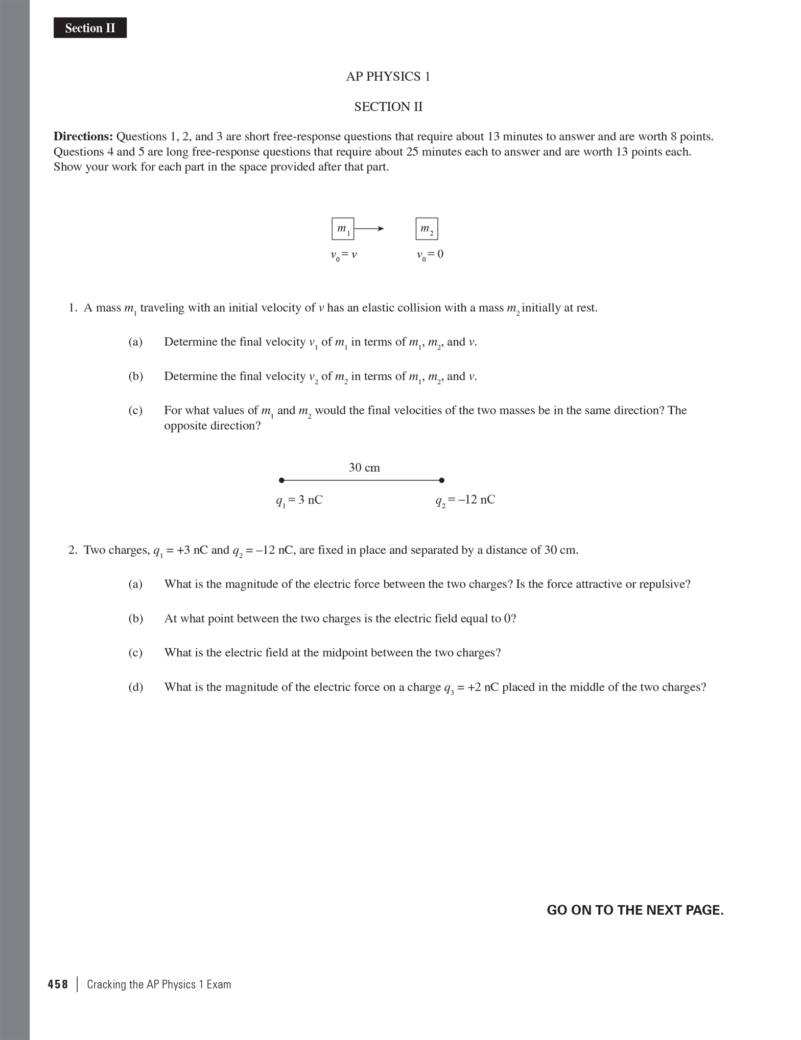 Extended ebook content for Cracking the AP Physics 1 Exam, Premium 2018 ...