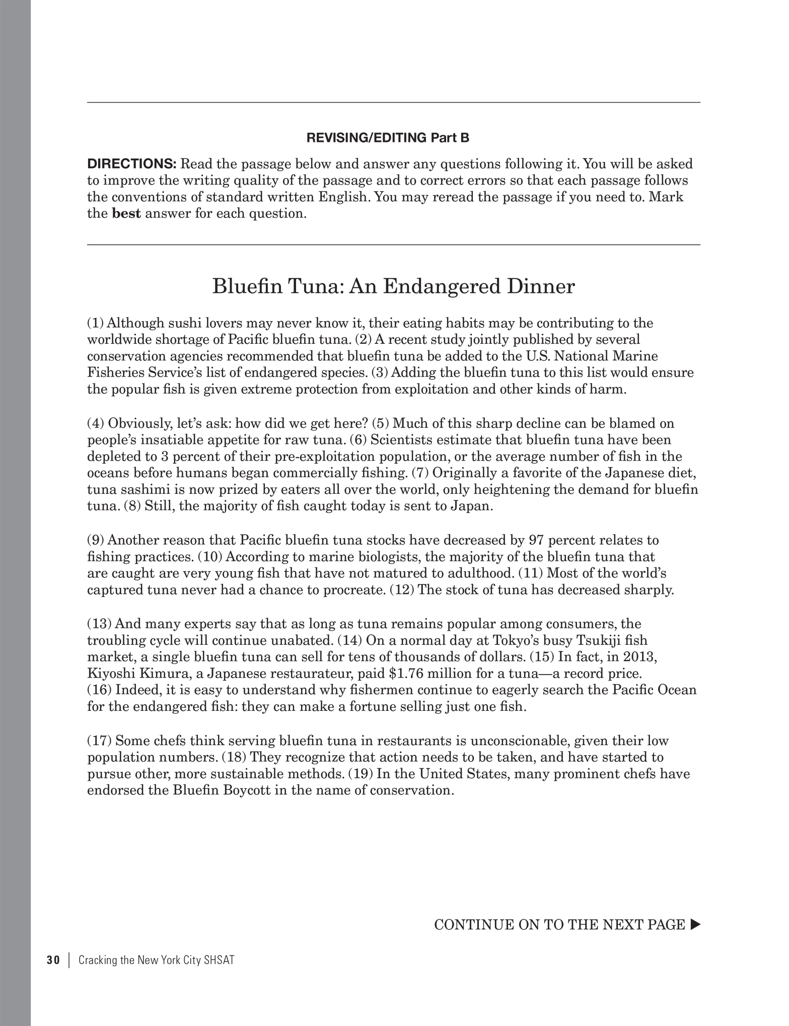 Extended ebook content for Cracking the New York City SHSAT ...