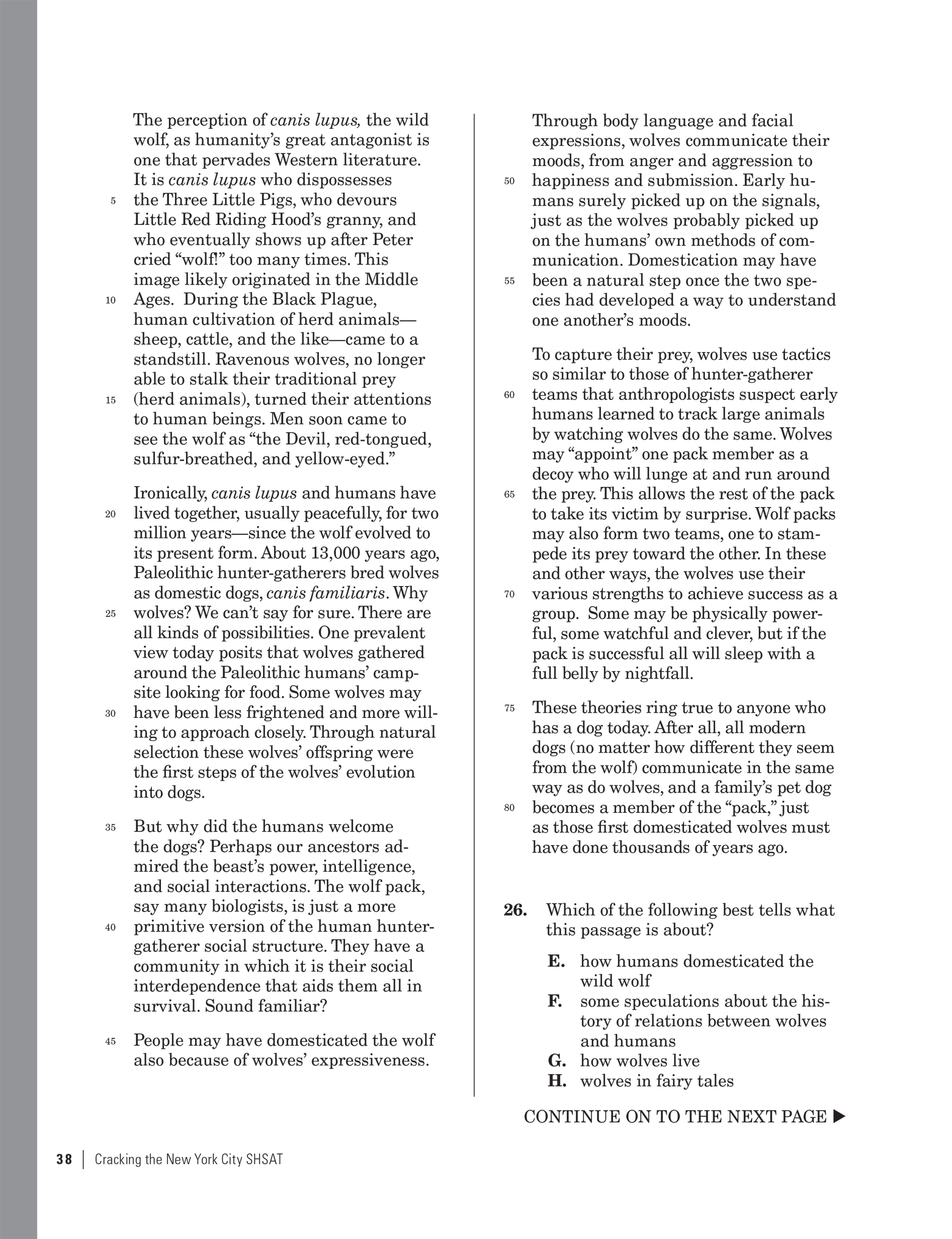 Extended ebook content for Cracking the New York City SHSAT ...