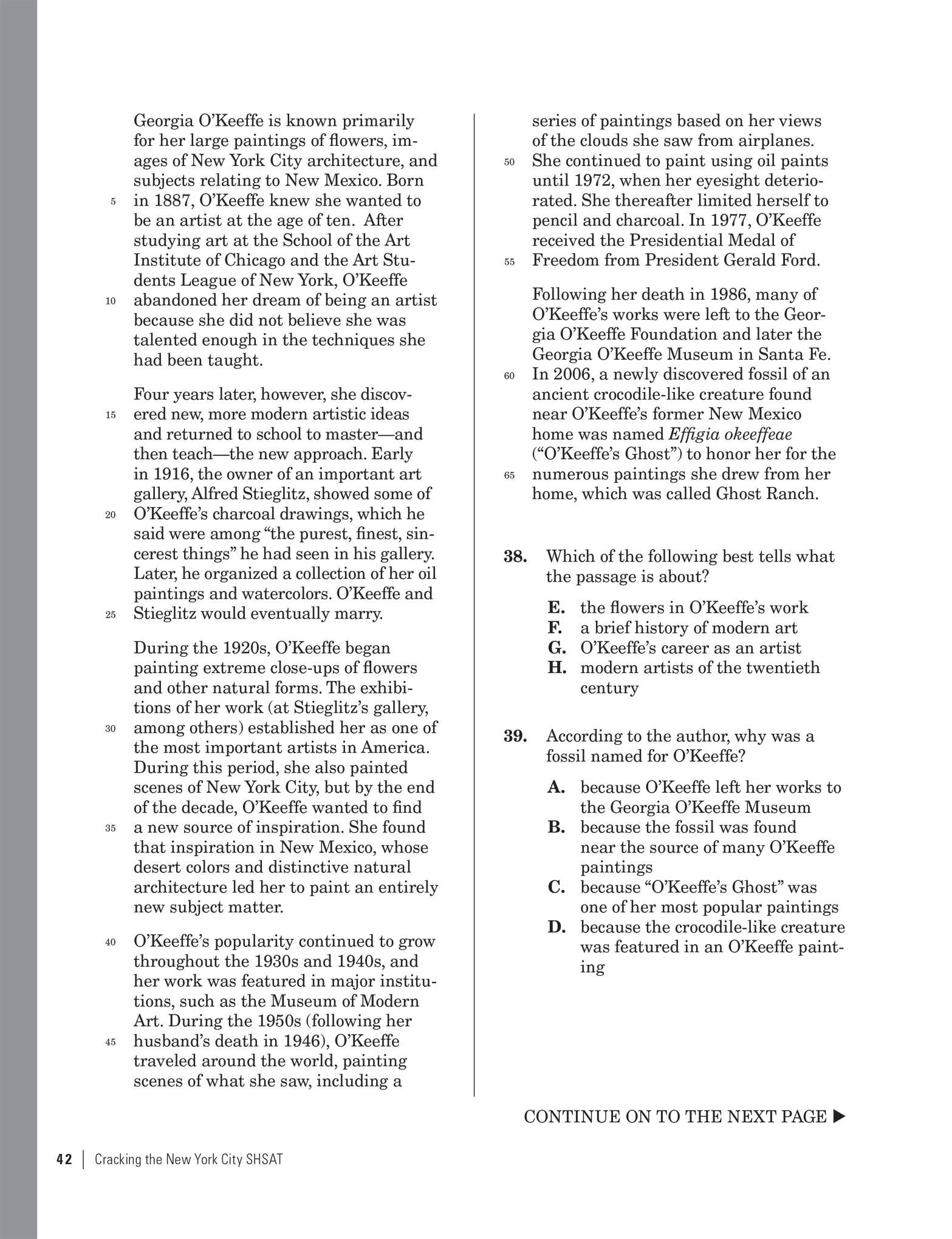 Extended ebook content for Cracking the New York City SHSAT ...