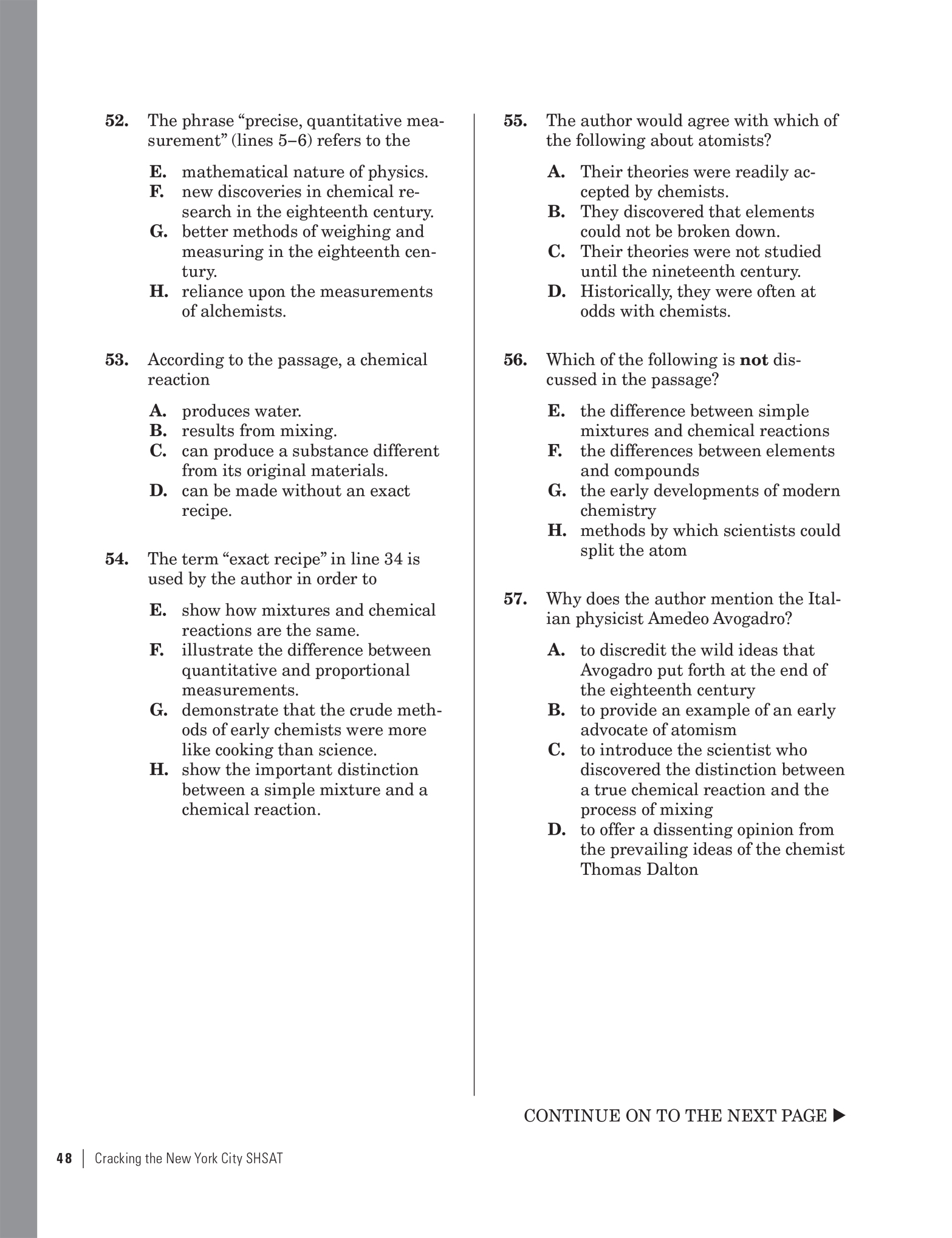 Extended ebook content for Cracking the New York City SHSAT ...