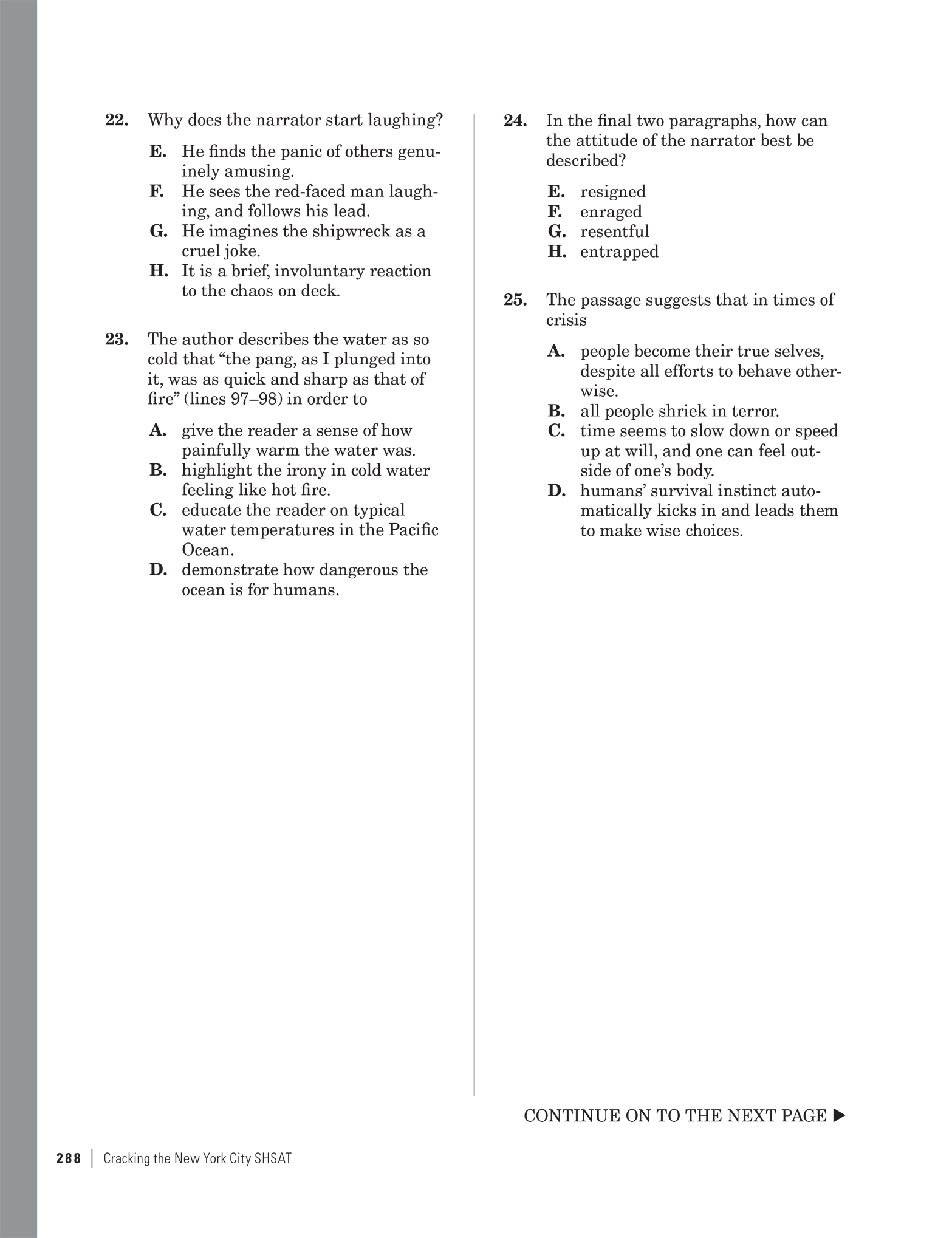 Extended ebook content for Cracking the New York City SHSAT ...